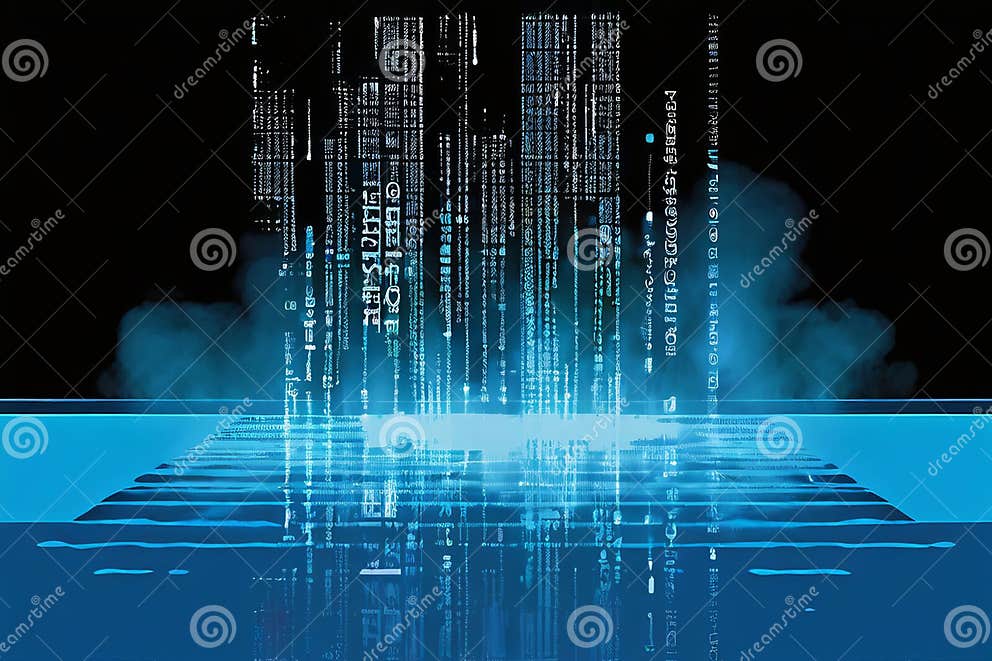 Steam Ascii Use Ascii Characters To Represent the Steam Rising F Stock Illustration ...