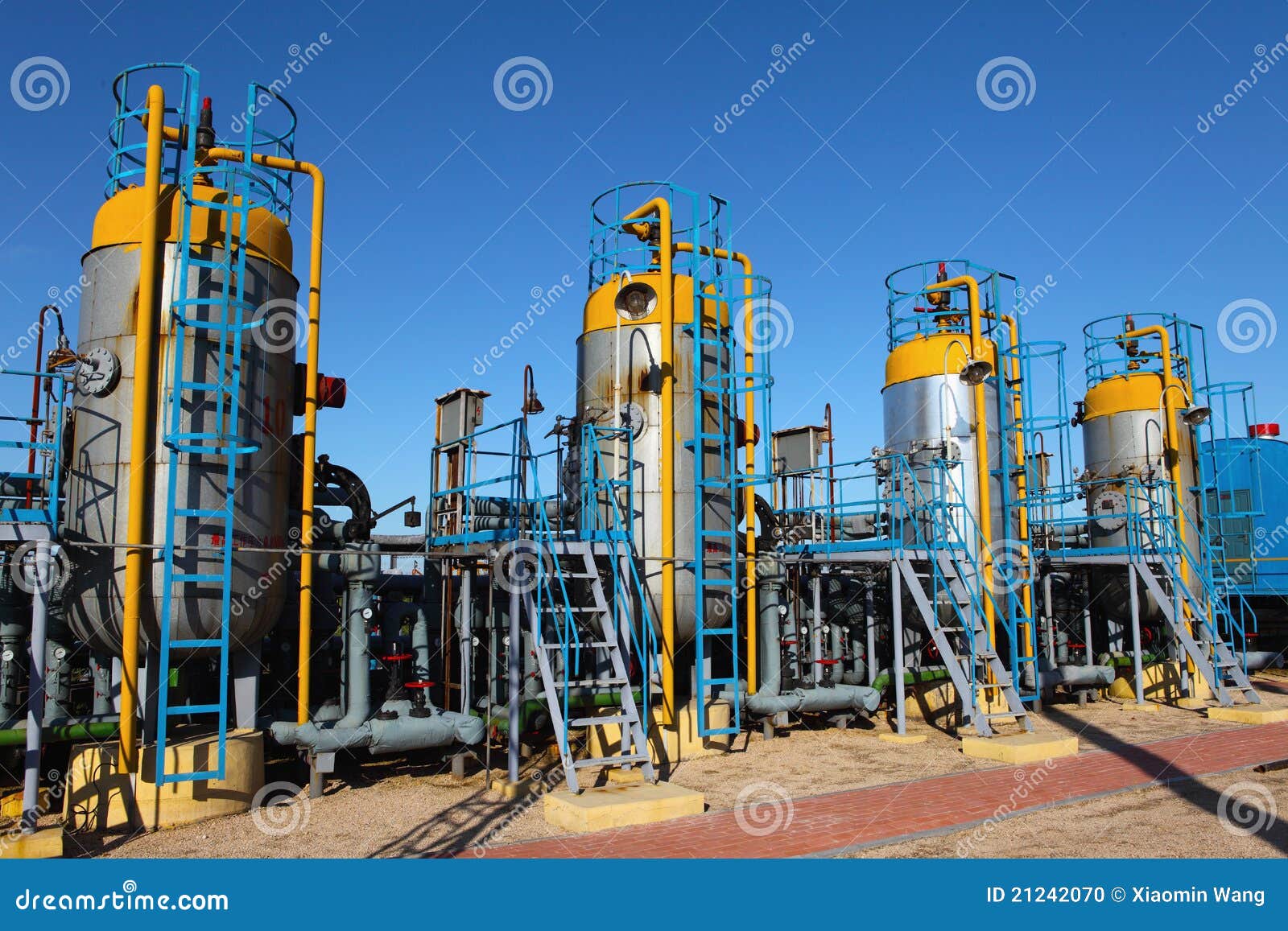 Steam-assisted recovery stock photo. Image of field, refinery - 21242070