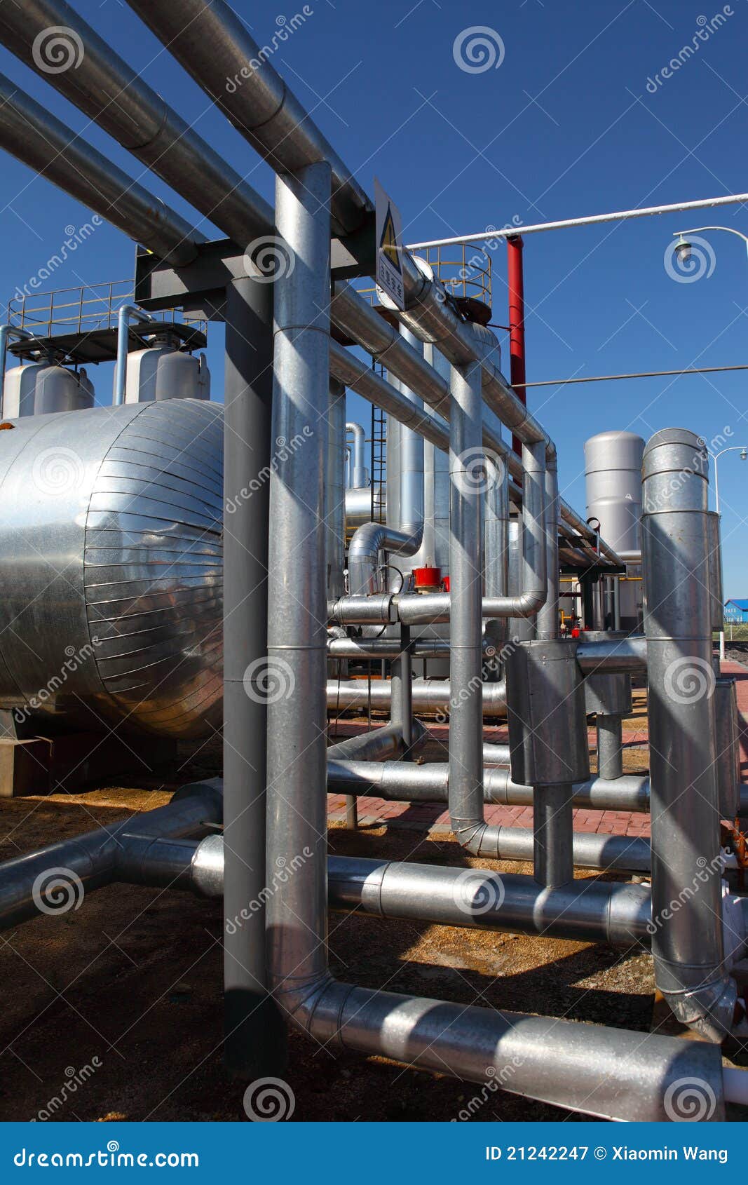 Steam-assisted recovery stock image. Image of industry - 21242247