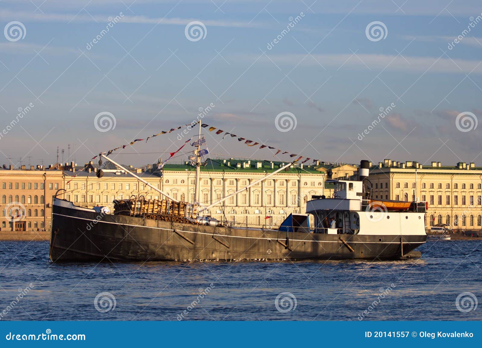 Steam barge stock image. Image of black, dock, power - 20141557