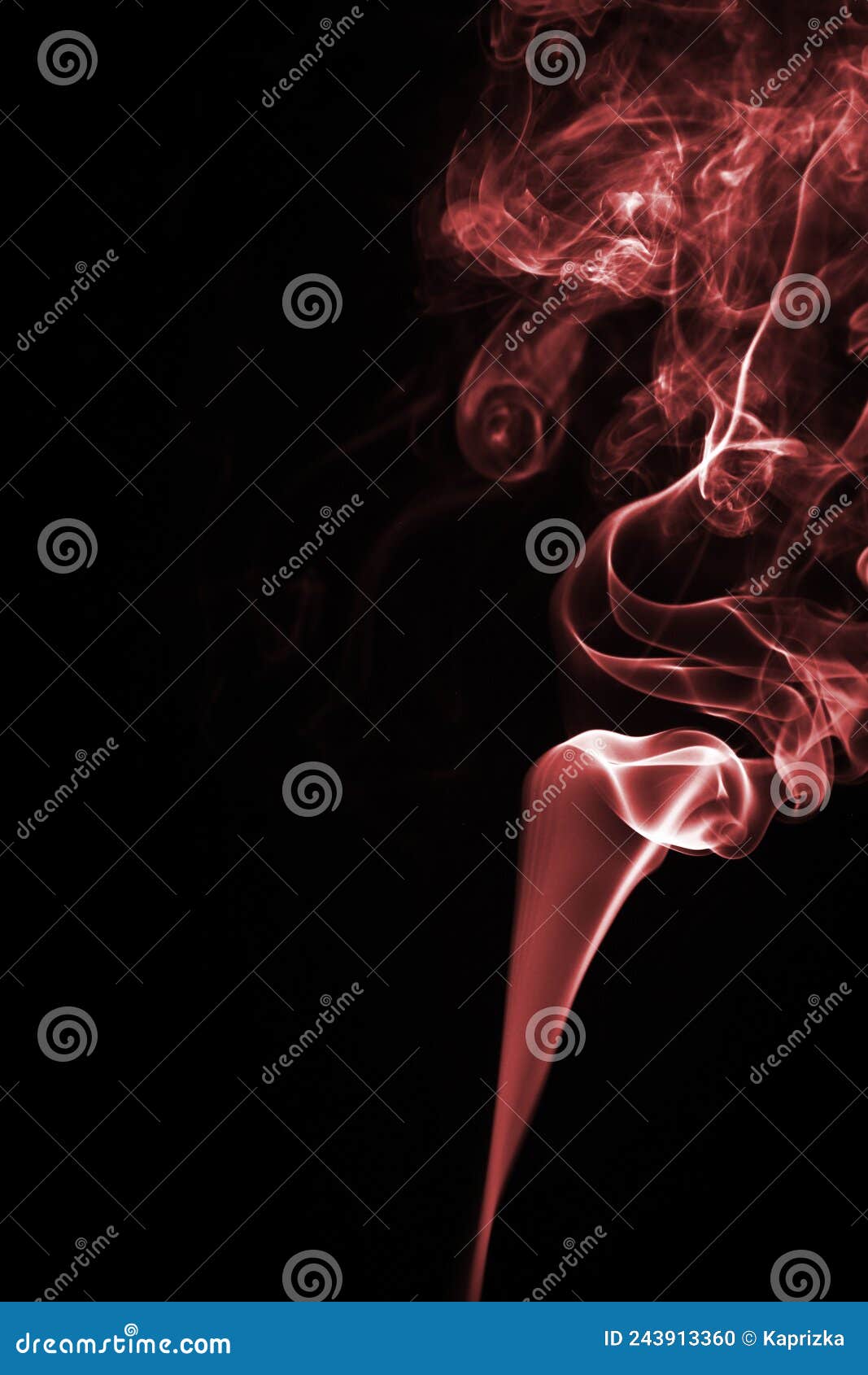 Colored Steam Isolated on a Black Background Stock Photo - Image of ...