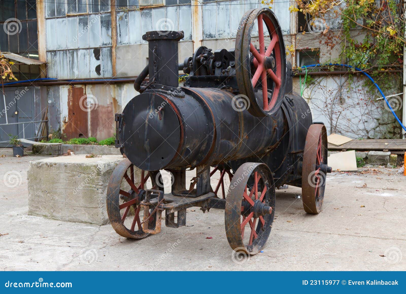 Steam Car stock image. Image of vintage, obsolete, steam - 23115977