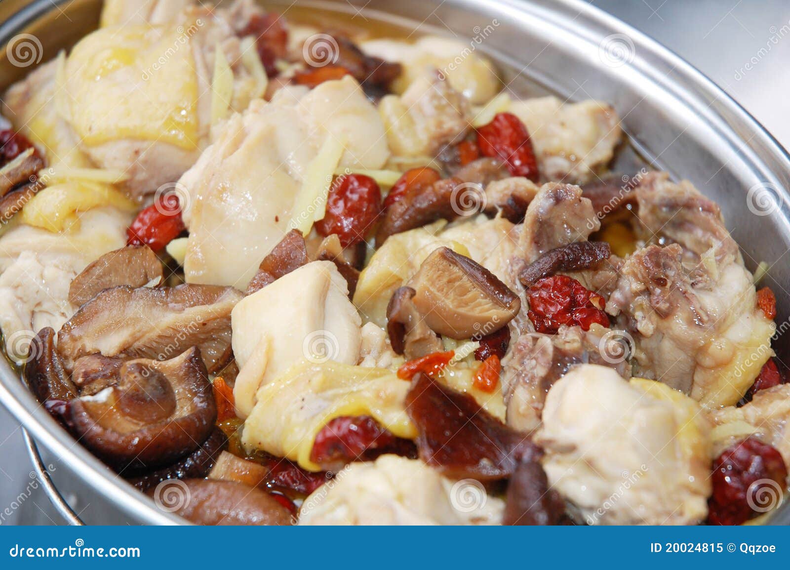 Steam chicken stock image. Image of chinese, food, meat - 20024815