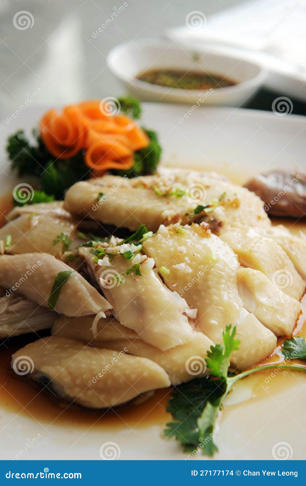 Steam Chicken stock photo. Image of steam, restaurant - 27177174