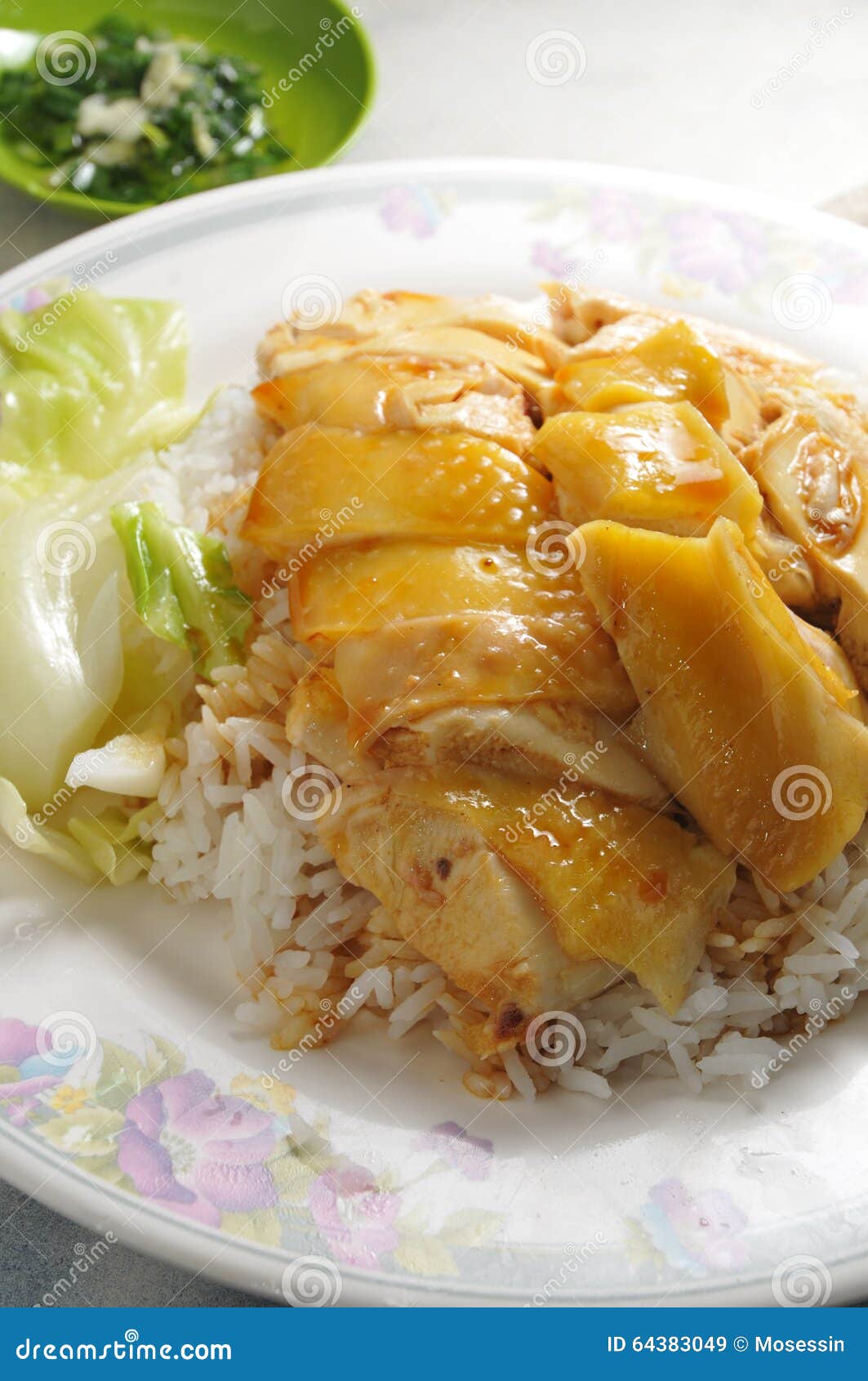 Steam chicken rice stock image. Image of steam, sausage - 64383049