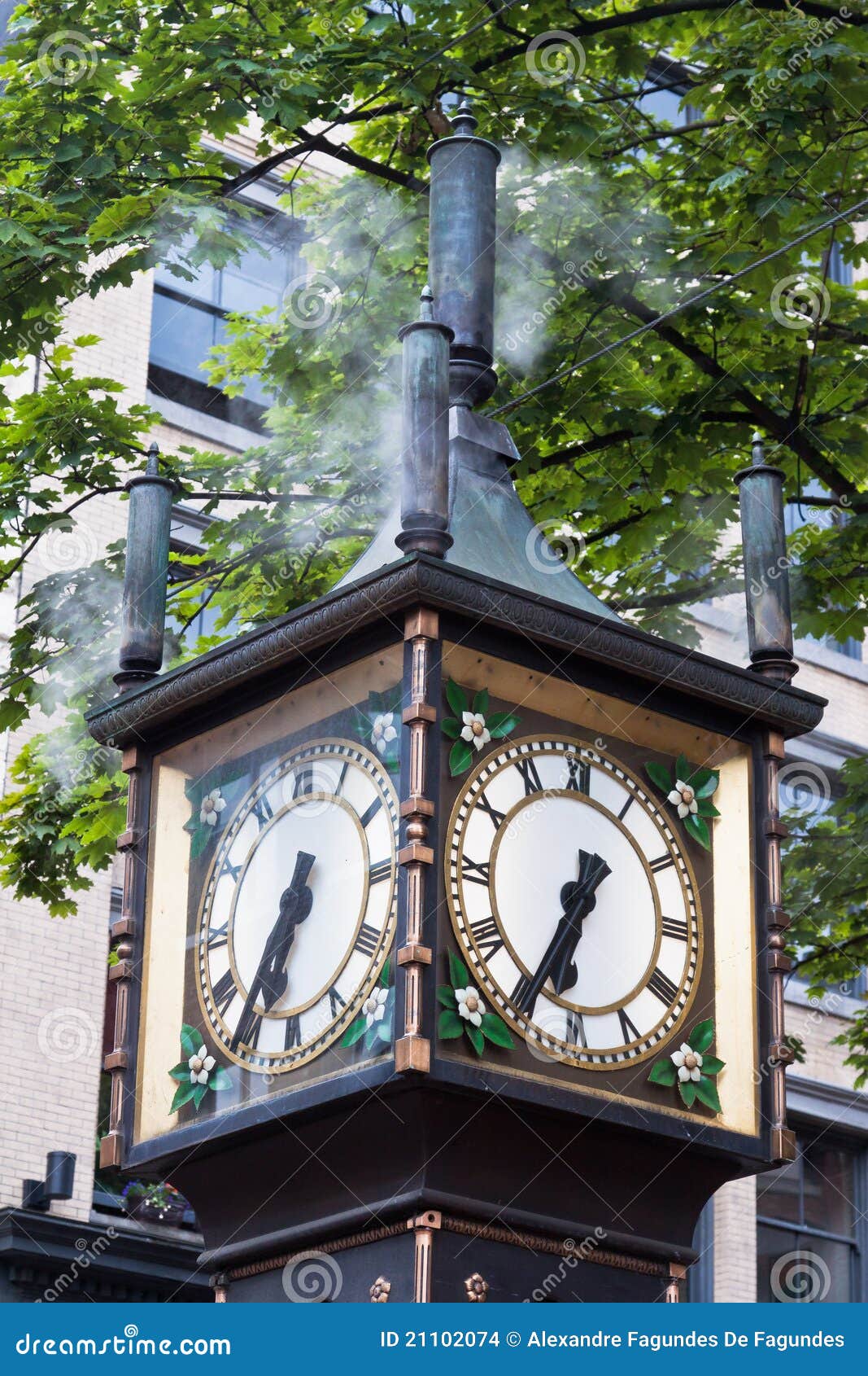 Steam Clock in Gastown Vancouver Stock Photo - Image of america ...