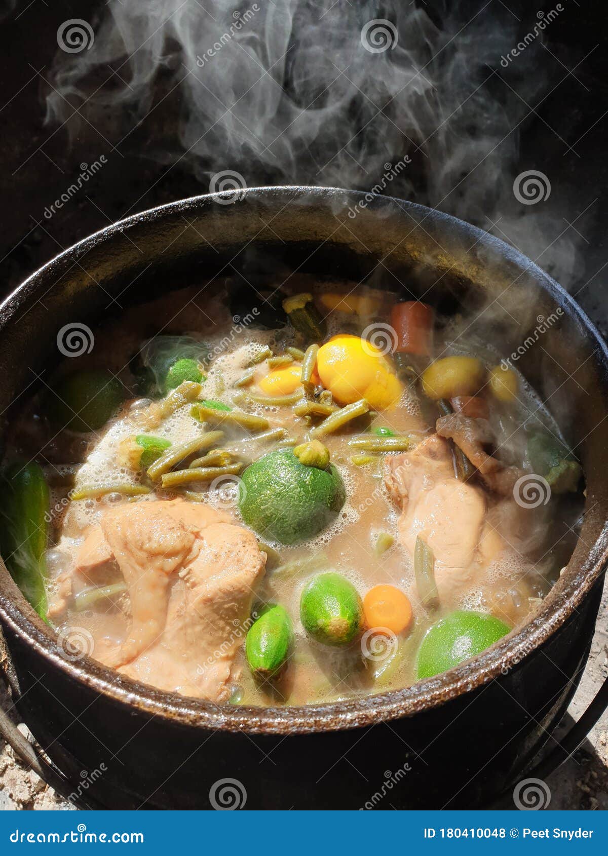 Steam Coming from Pot of Cooked Food Stock Photo - Image of steamcoming ...