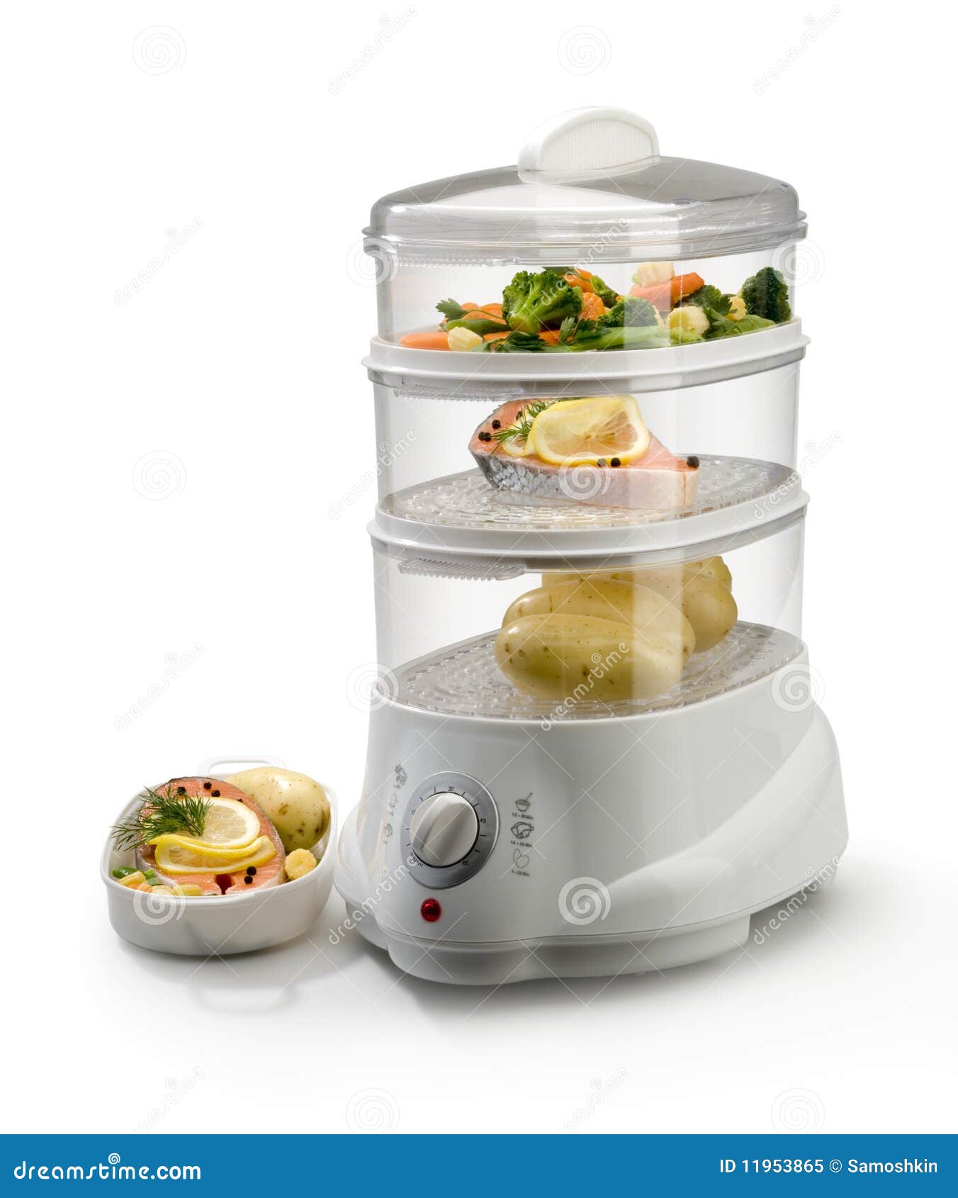 Steam cooker stock image. Image of double, vegetables - 11953865