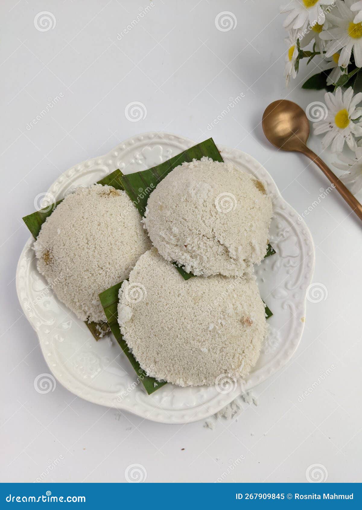 Steam Dessert Known As Putu Piring Stock Image - Image of fruit ...