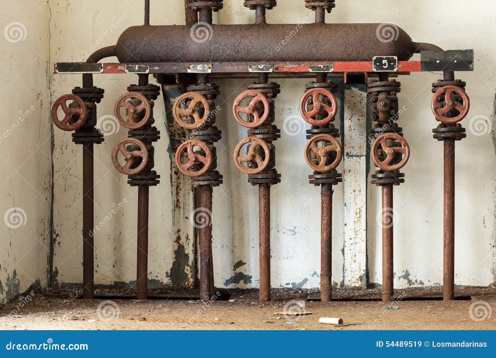Steam Distribution Manifold Stock Image - Image of steam, rusty: 54489519