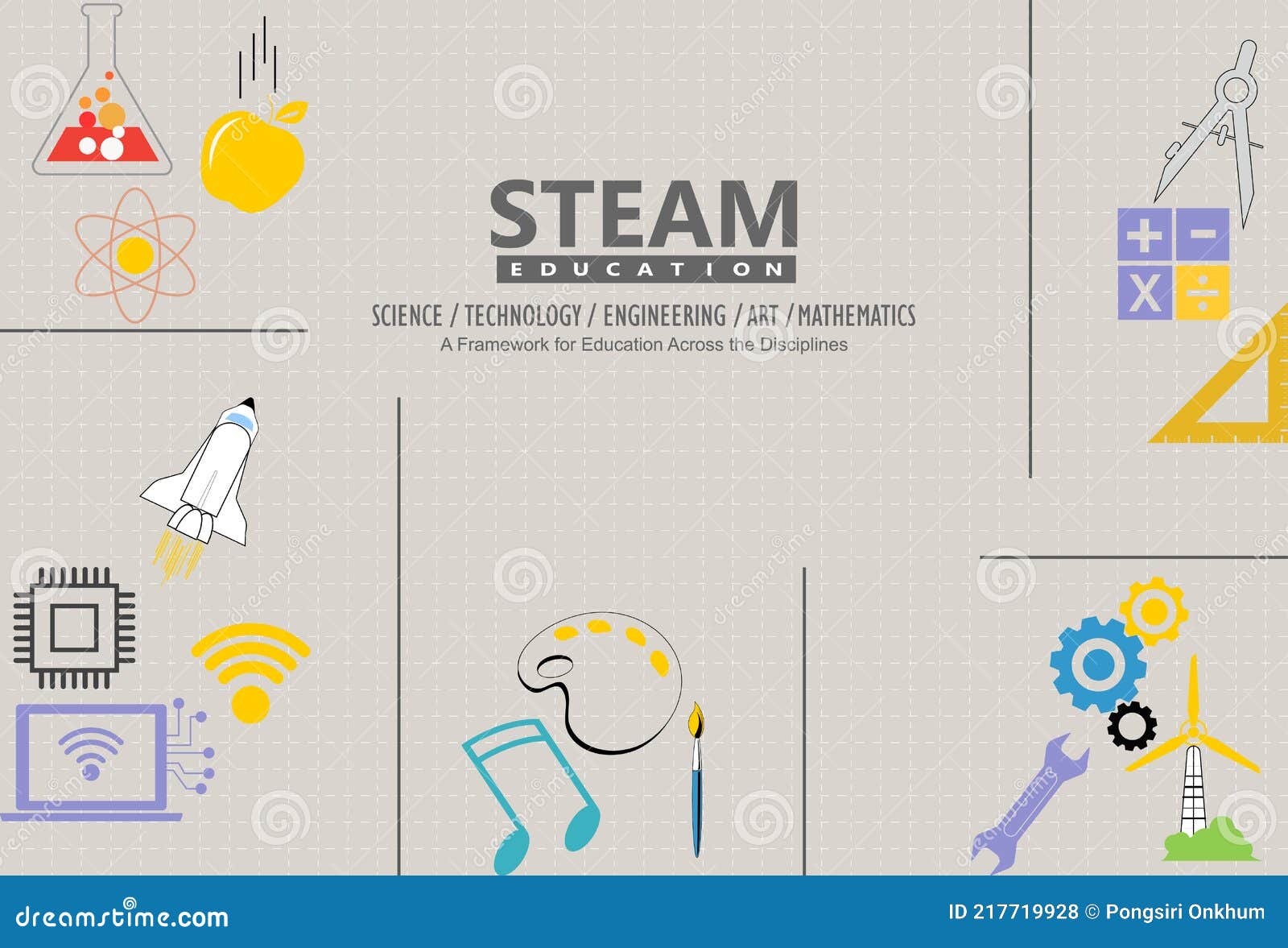 Infographic STEAM Education Stock Vector - Illustration of public ...