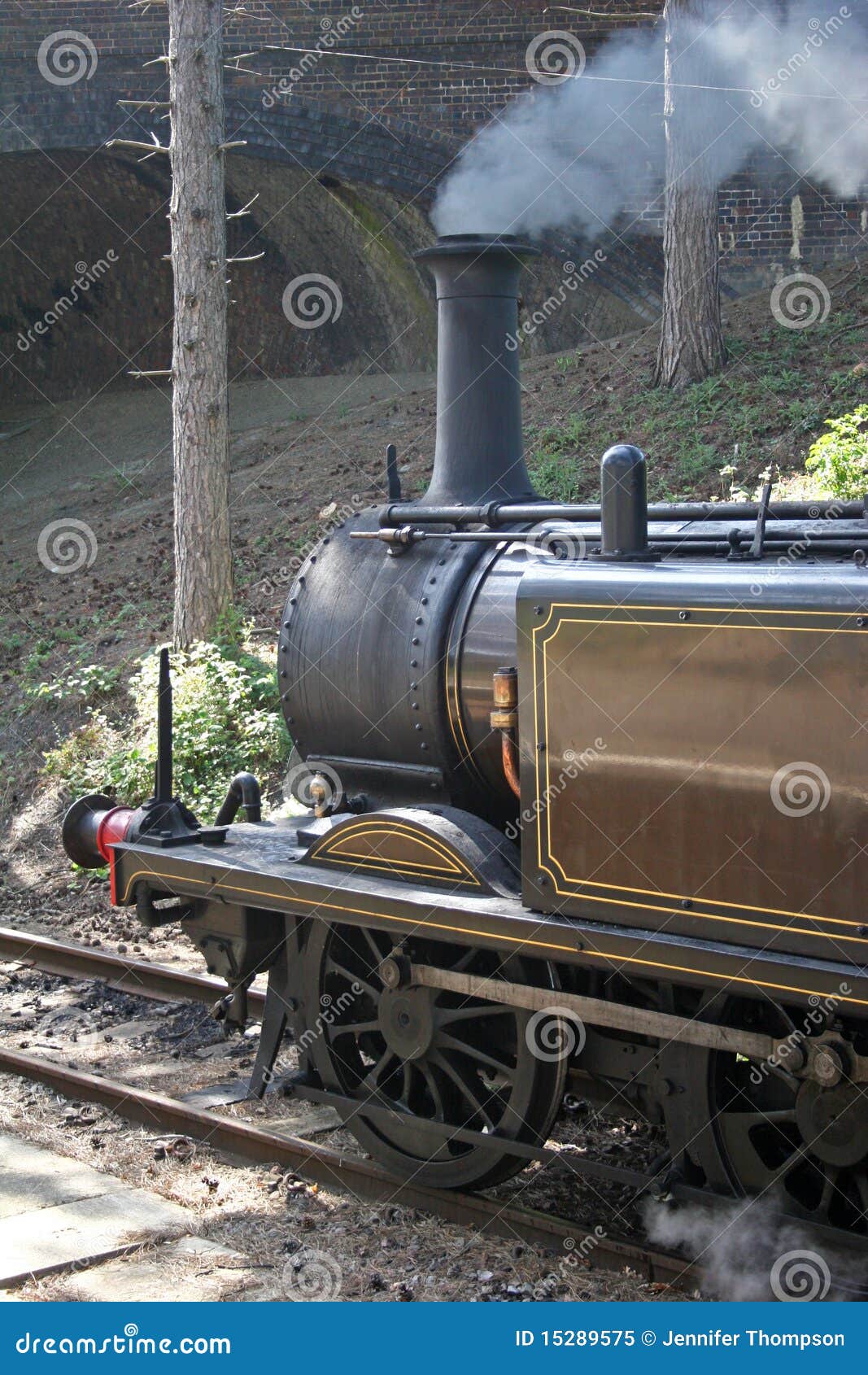 Steam Engine stock image. Image of windows, station, gravel - 15289575