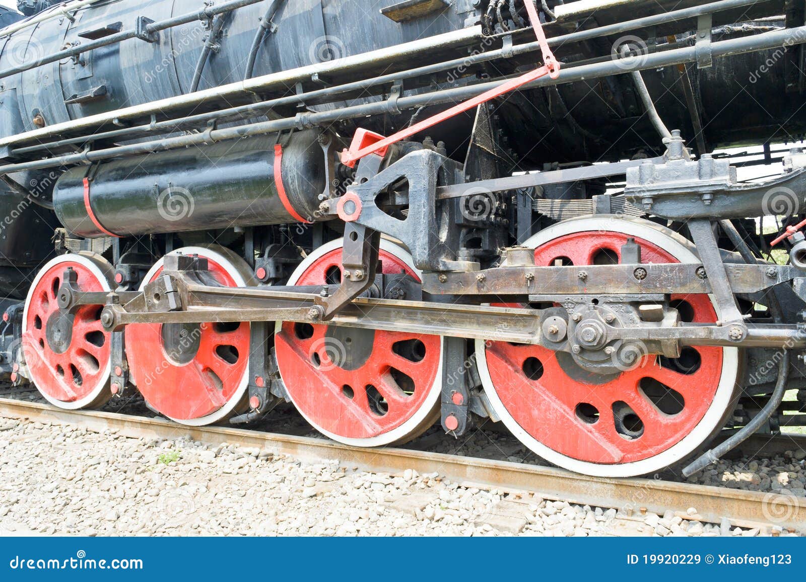 Steam engine stock image. Image of track, machine, transportation ...