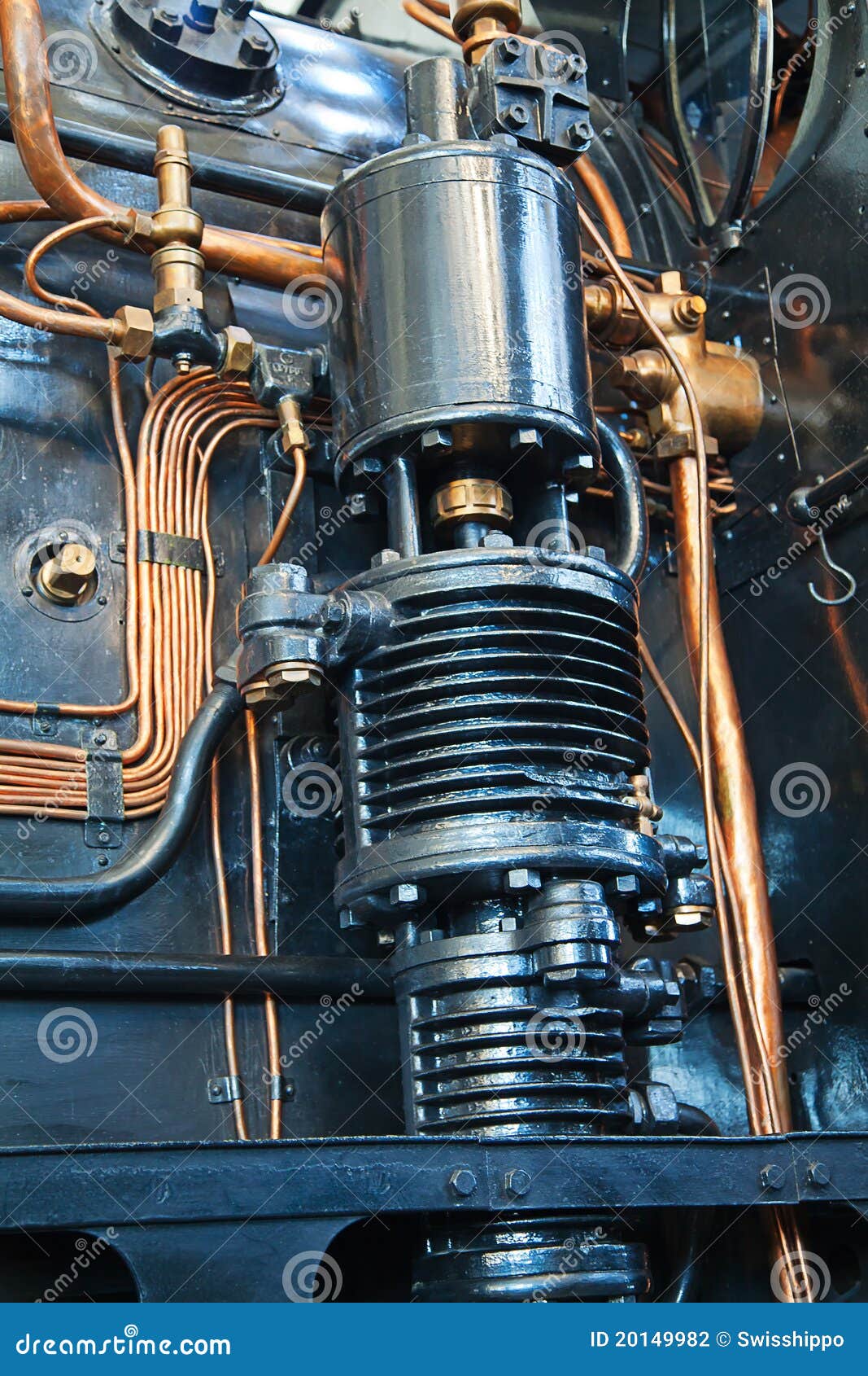 Steam engine stock photo. Image of historical, gauge - 20149982