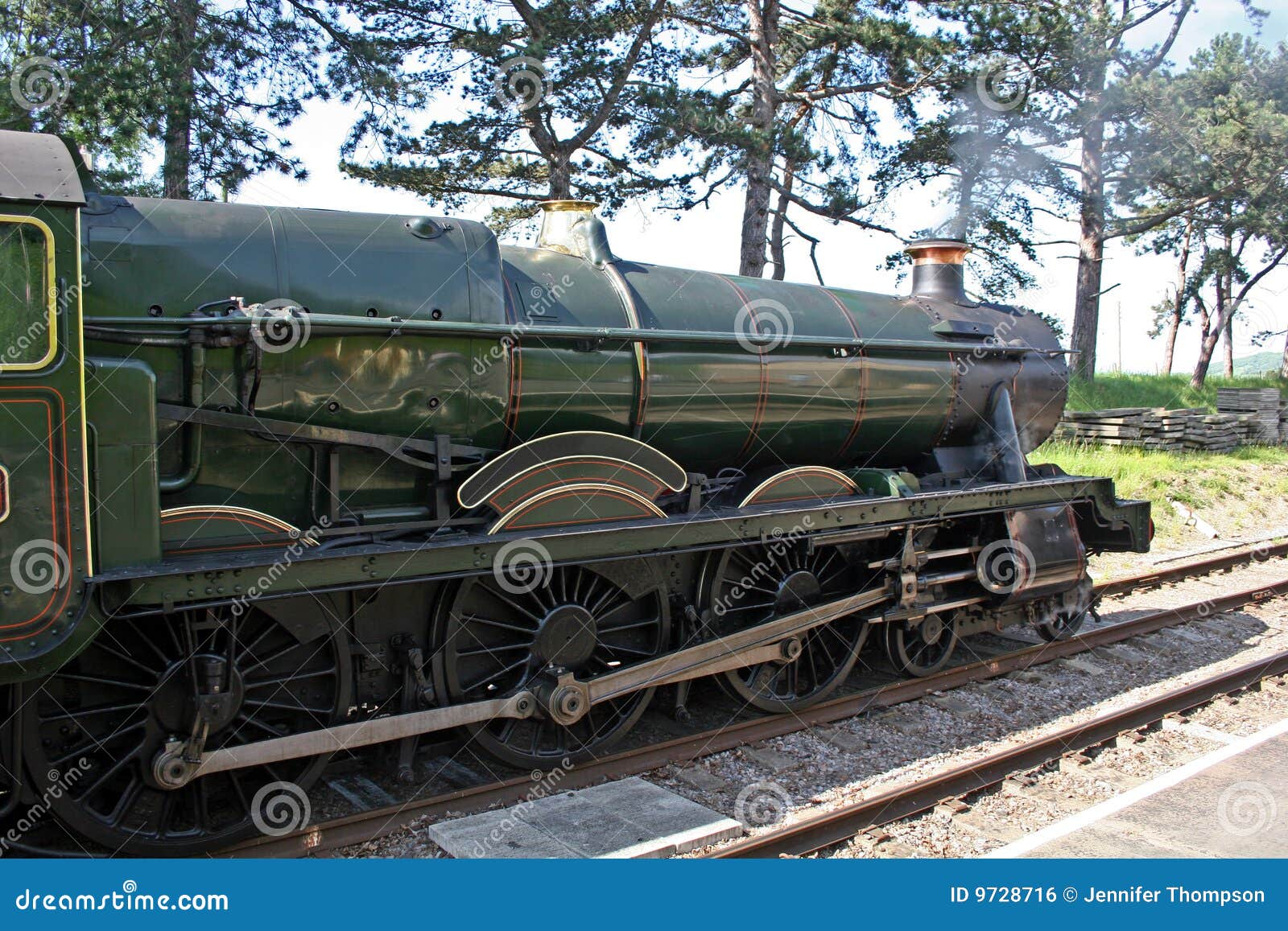 Steam engine stock photo. Image of tracks, stone, steam - 9728716