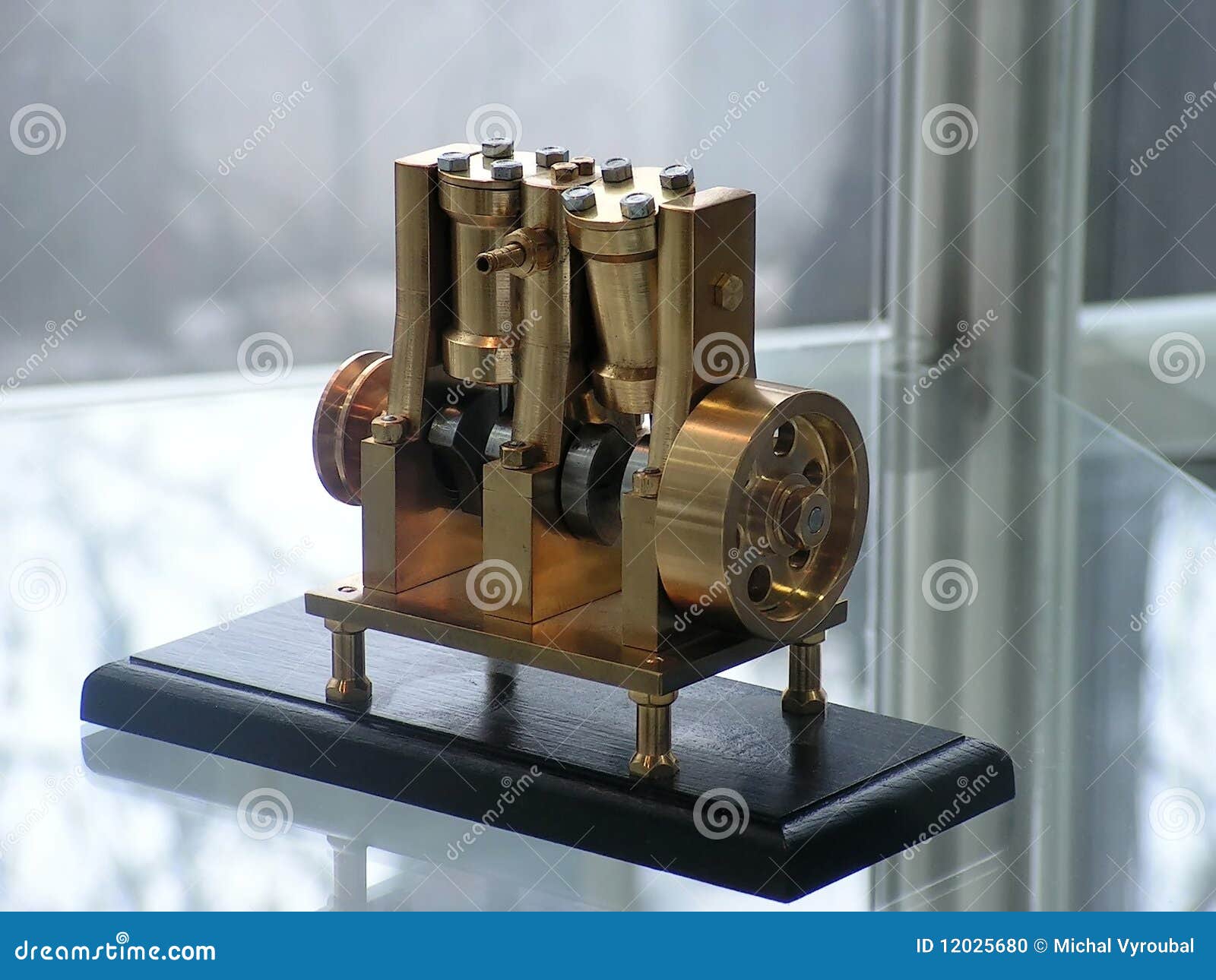 Steam engine model stock photo. Image of economy, production - 12025680