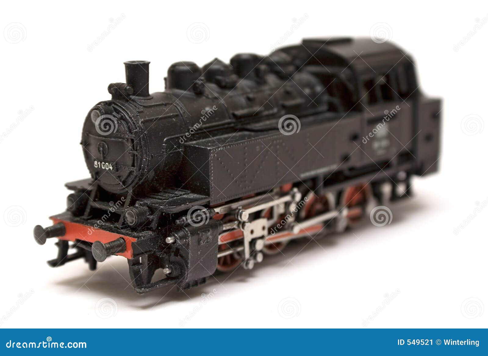 Steam Engine Model (Side View) Stock Image - Image of antique, chimney ...