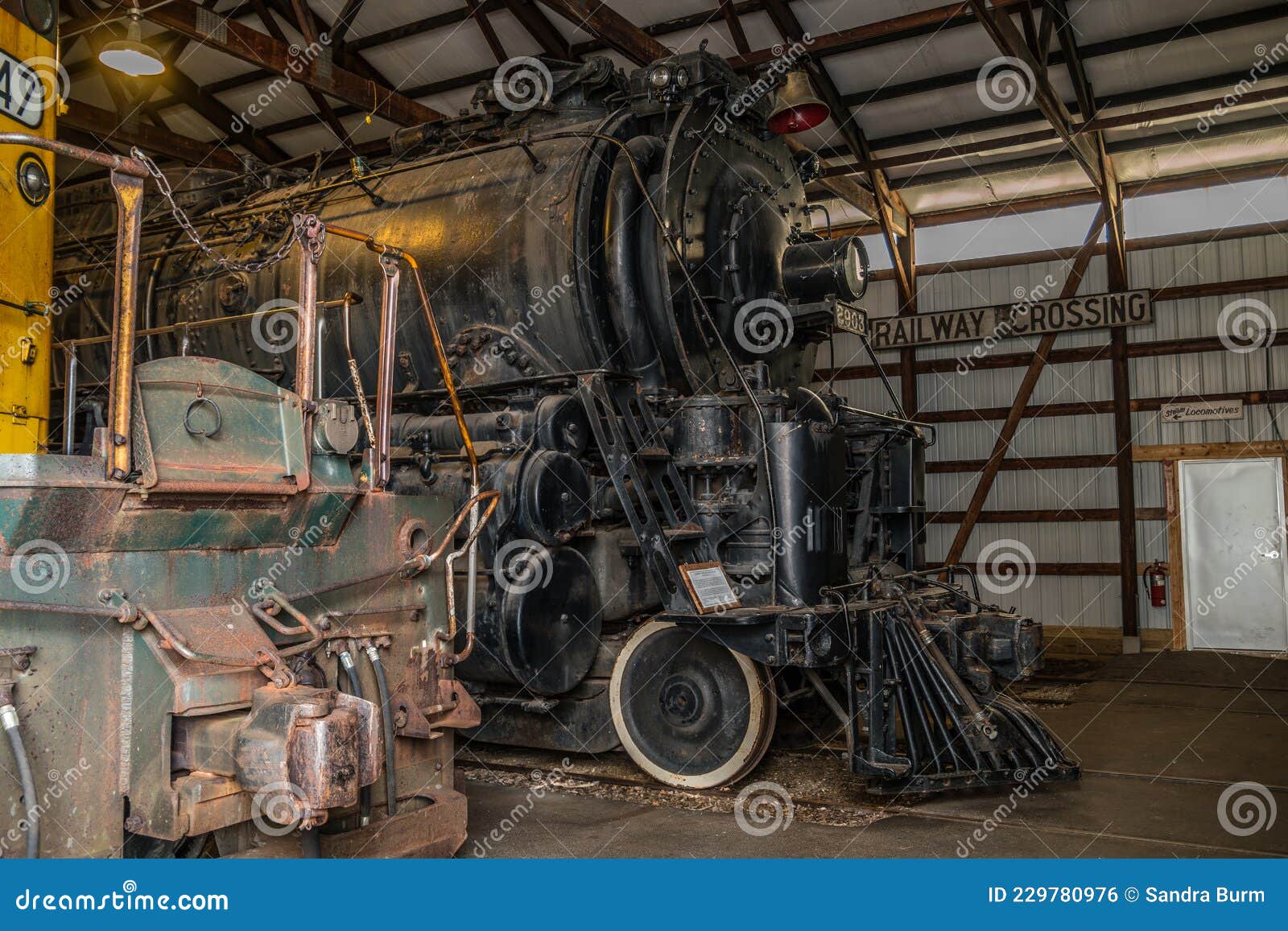 Trains Inside for Repairs and Restorations Stock Photo - Image of ...