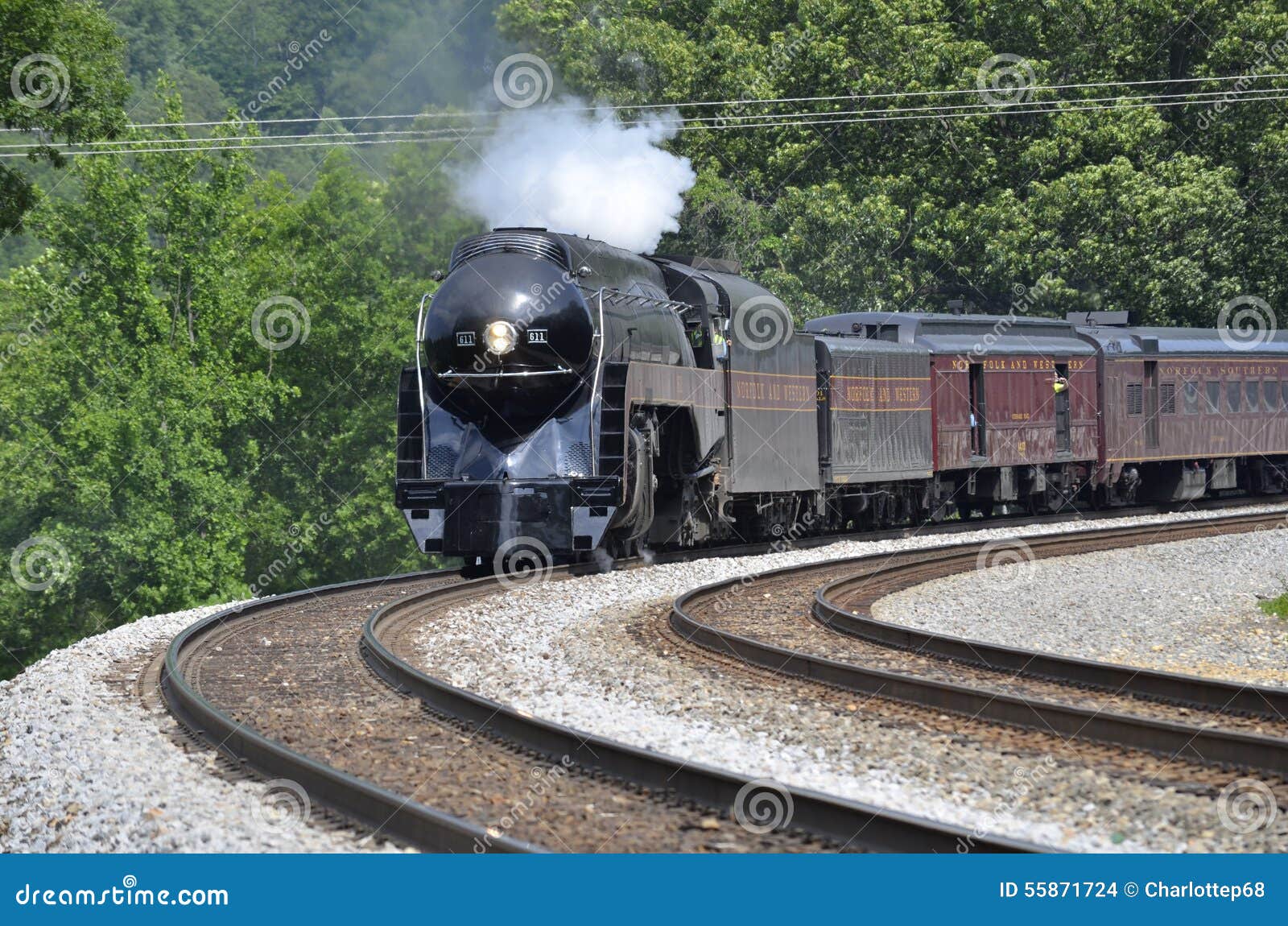 Steam engine editorial stock image. Image of refurbished - 55871724