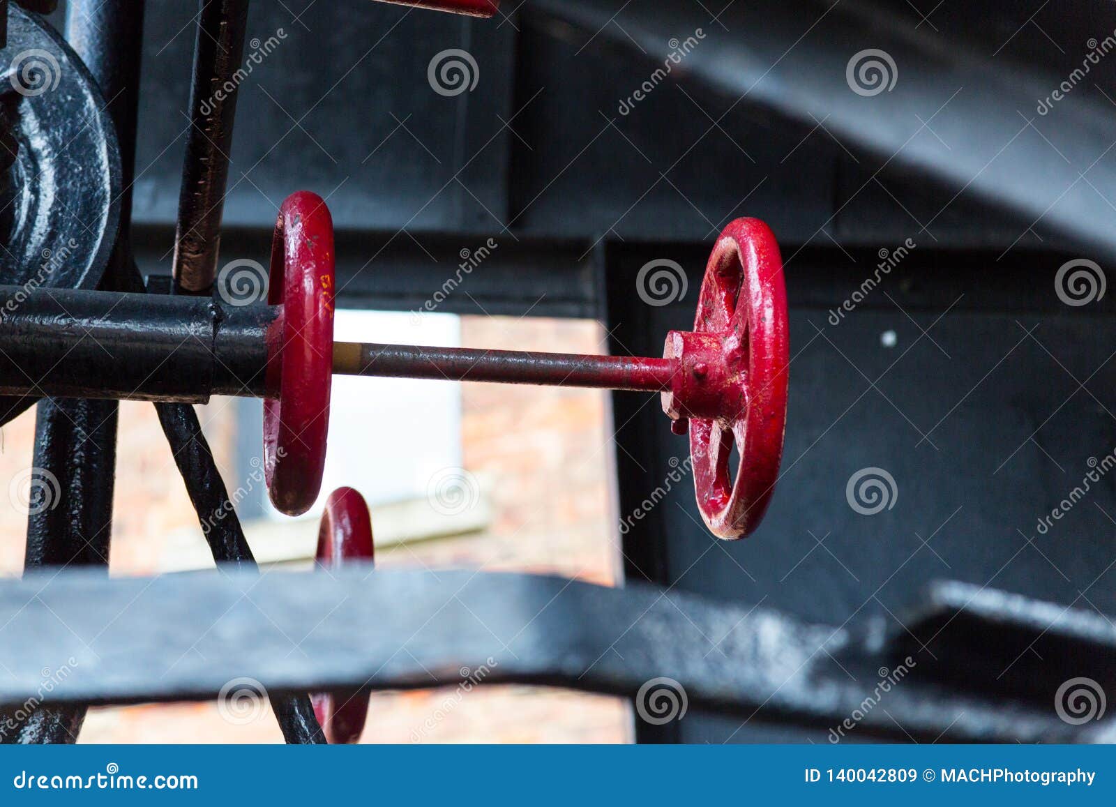 Steam Engine Steering Column Stock Image - Image of metalwork, powerful ...