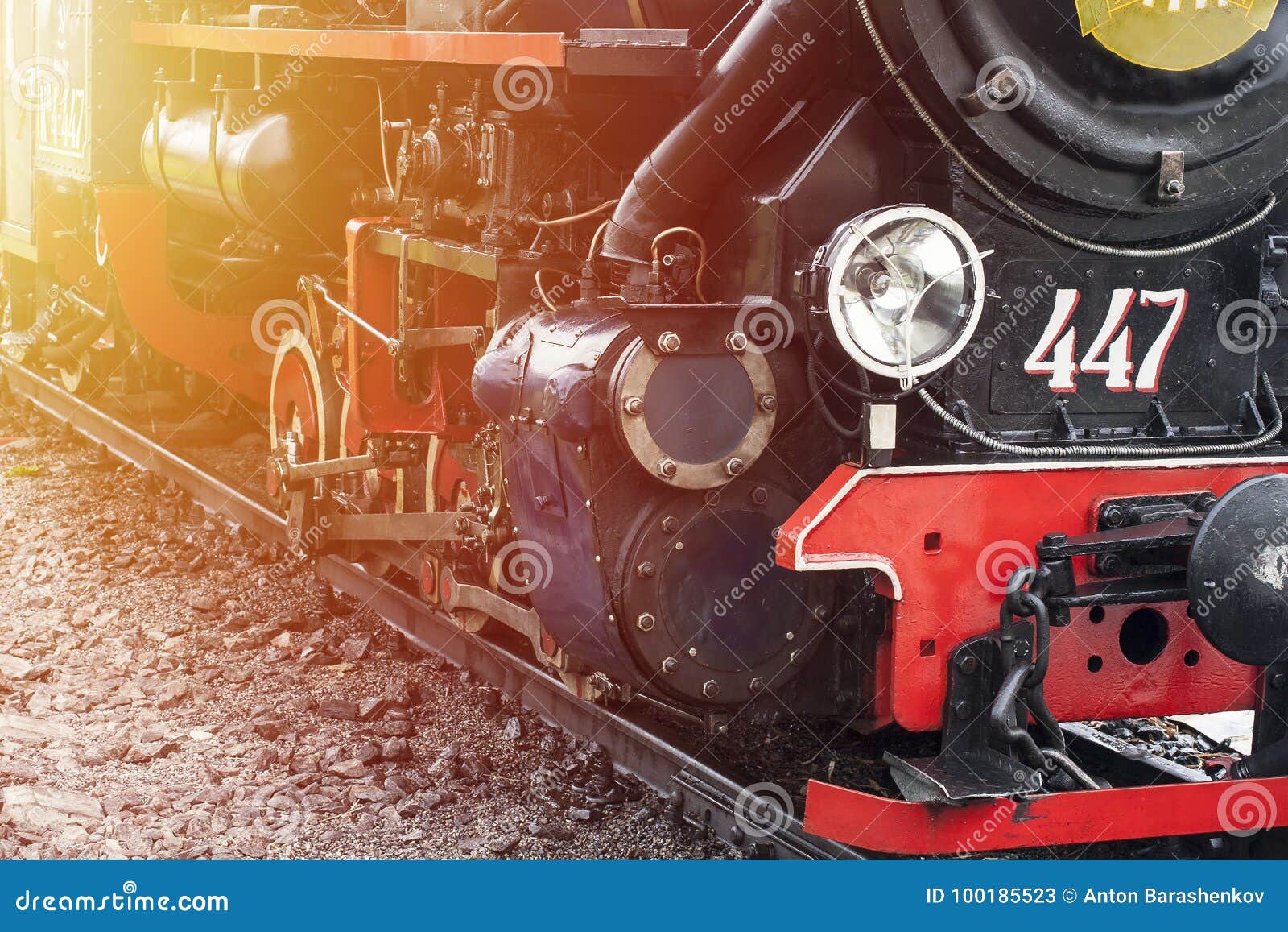 Steam Engine Train Close Up. Stock Image - Image of power, railroad ...