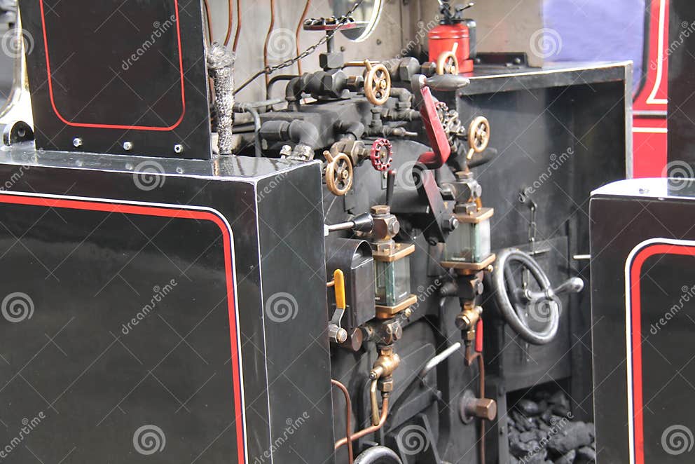 Steam Engine Train. stock photo. Image of train, levers - 69305606