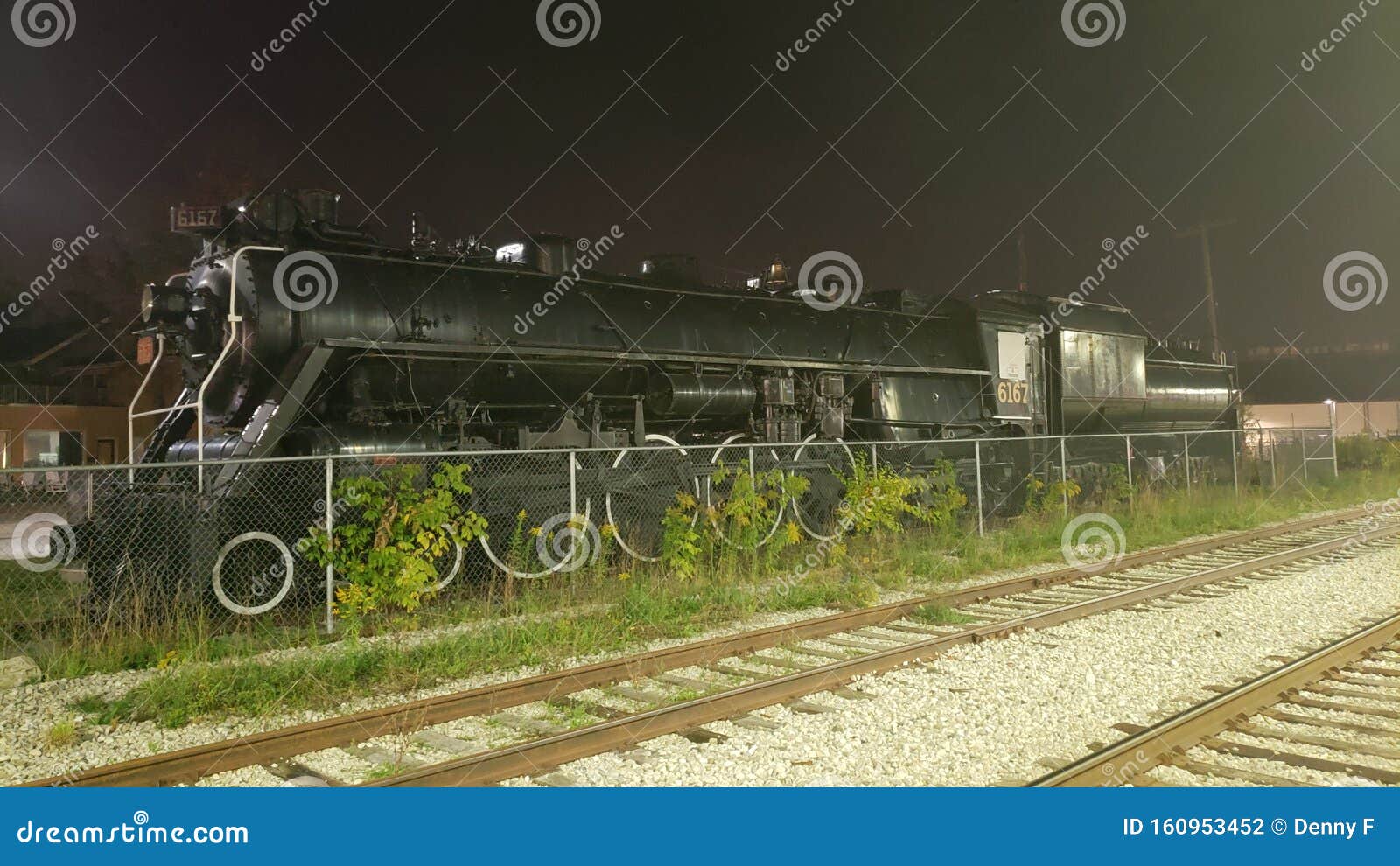 Steam Engine Train Night Scene Editorial Photography - Image of steam ...
