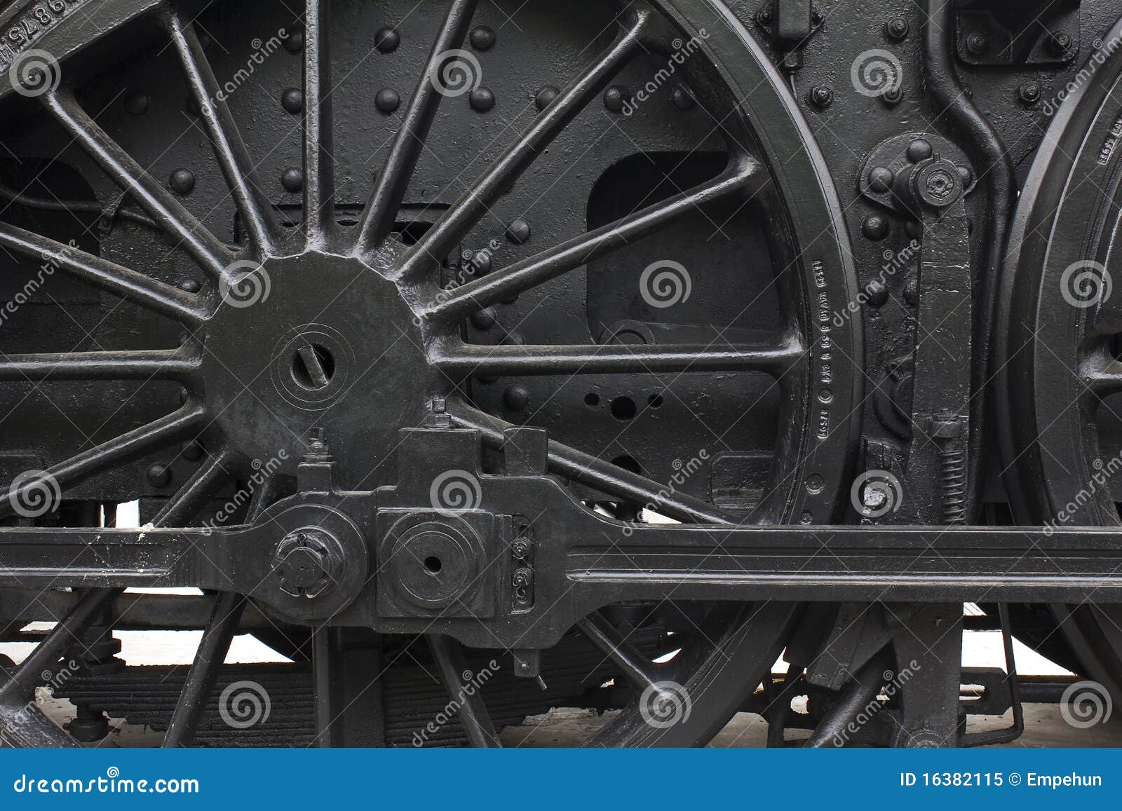 Steam engine wheel stock image. Image of engineering - 16382115