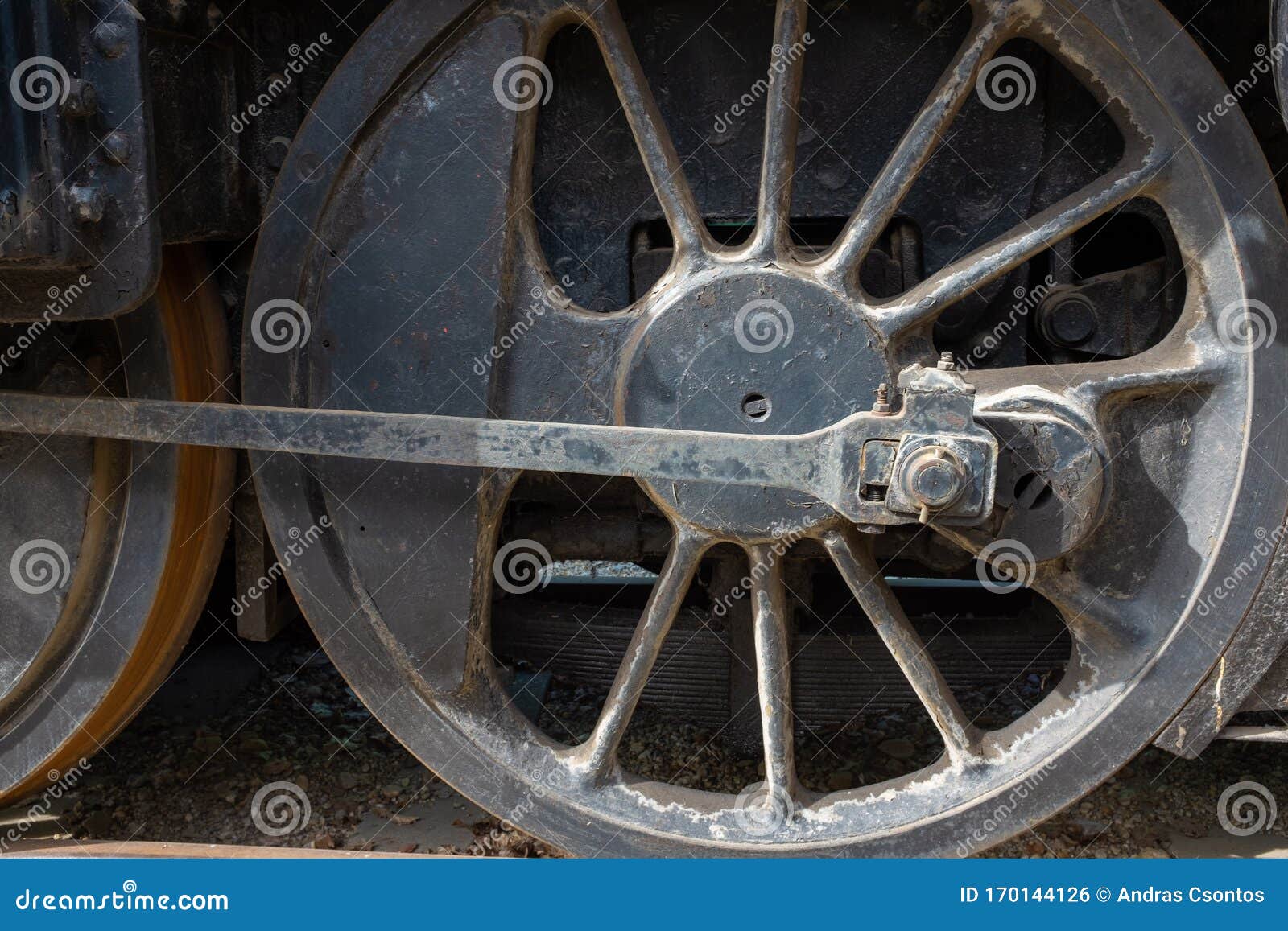 Steam Engine Wheel Detail of for Technology Art Stock Photo - Image of ...