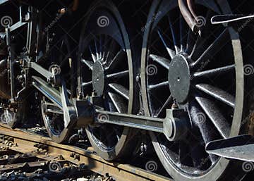 Steam engine wheels stock photo. Image of strong, train, power - 3910