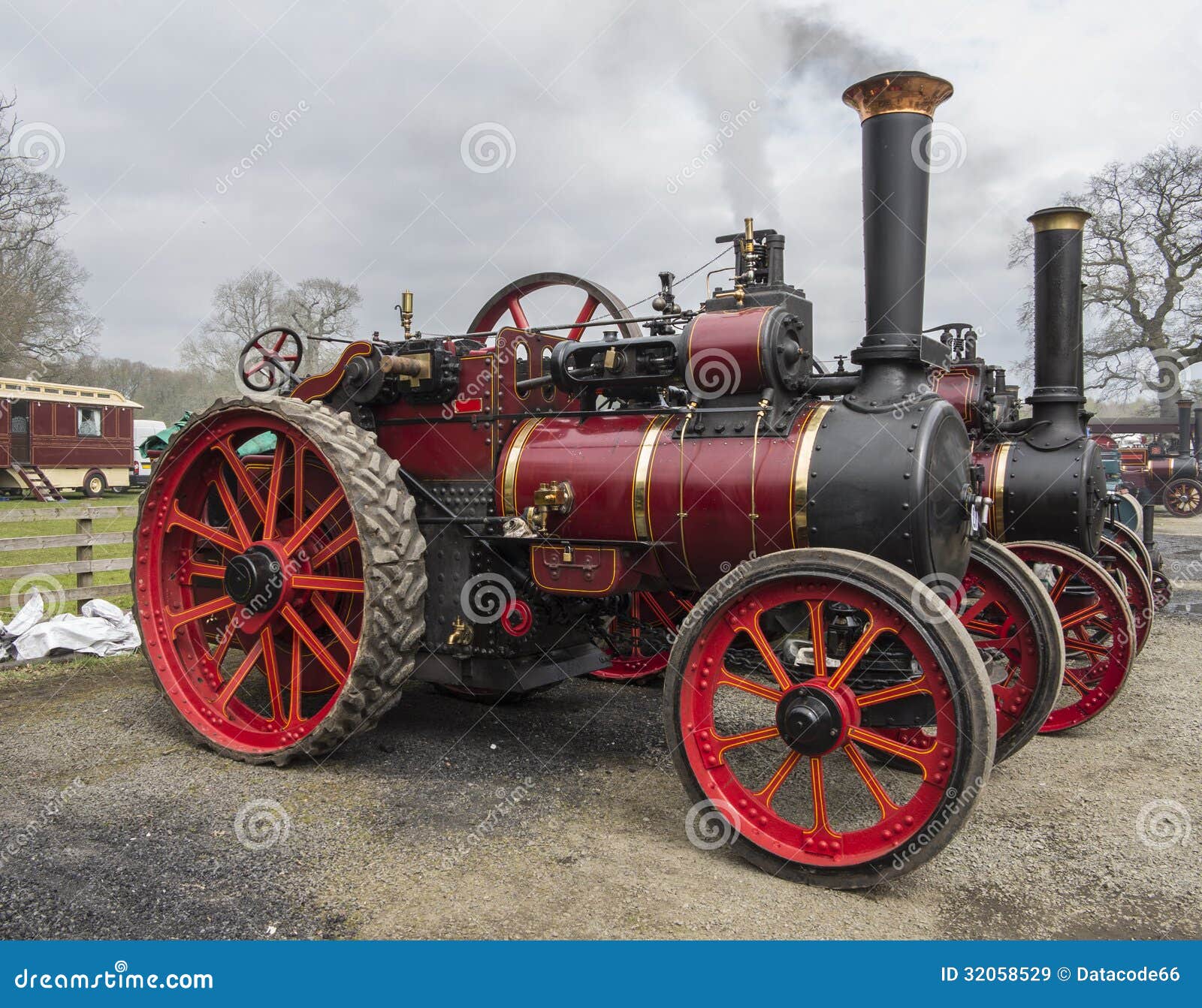 Steam engines smoking stock image. Image of revolution - 32058529