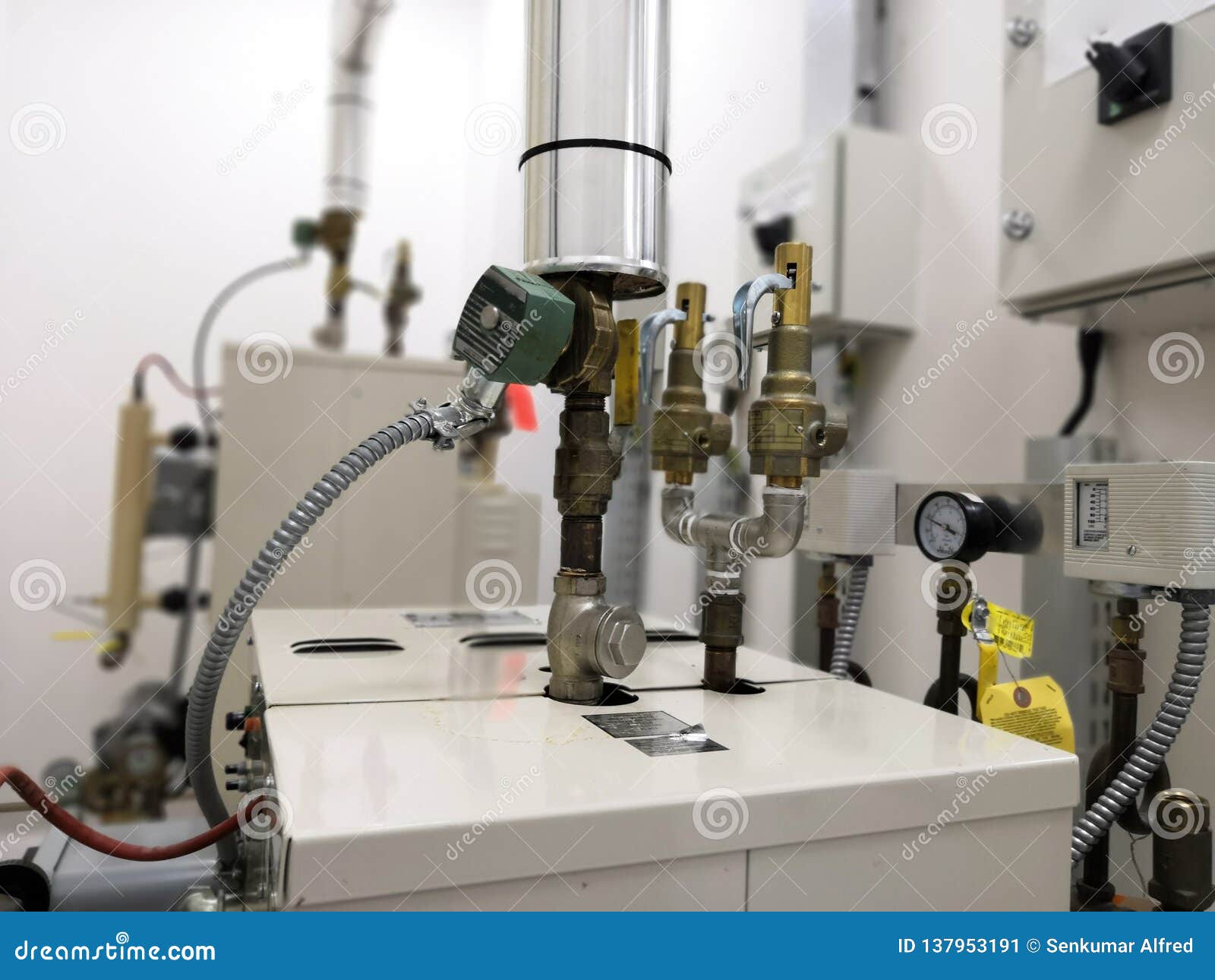 Steam Safety Control Gear On Scale Model Steam Powered Traction Engine ...