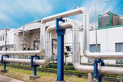 Steam Insulation and Loop Pipeline, Steam Pipe.supply Stock Photo ...