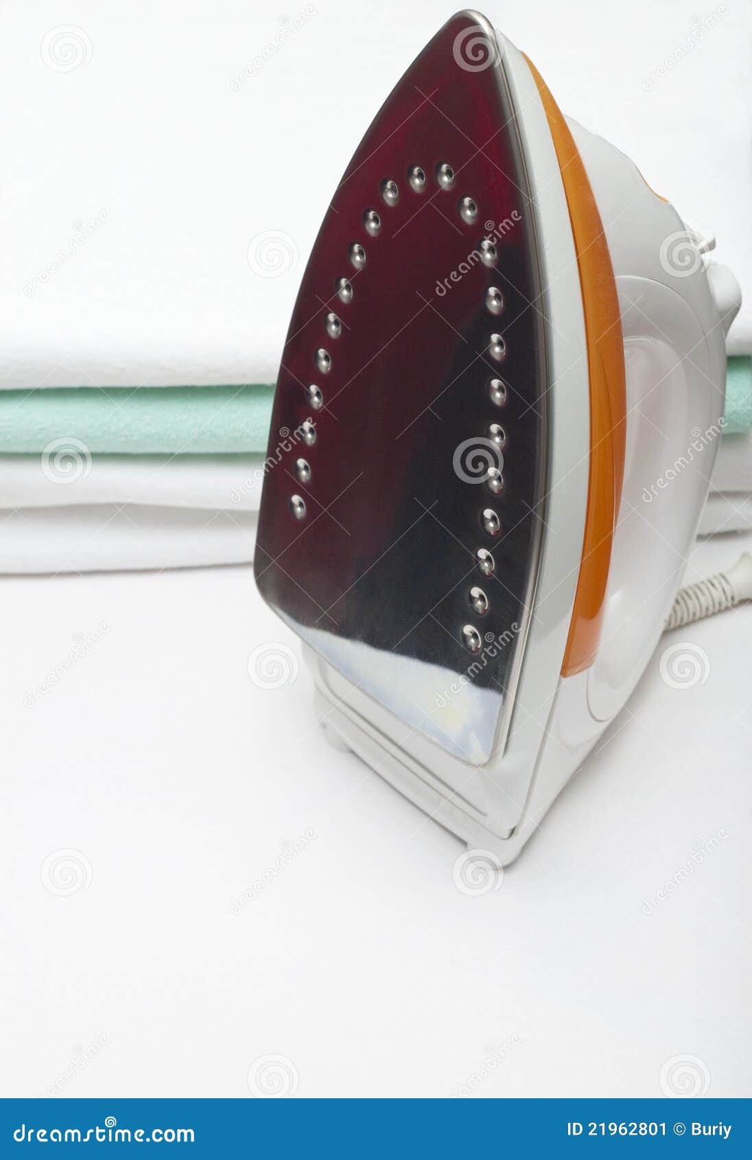 Steam iron stock image. Image of laundry, background - 21962801