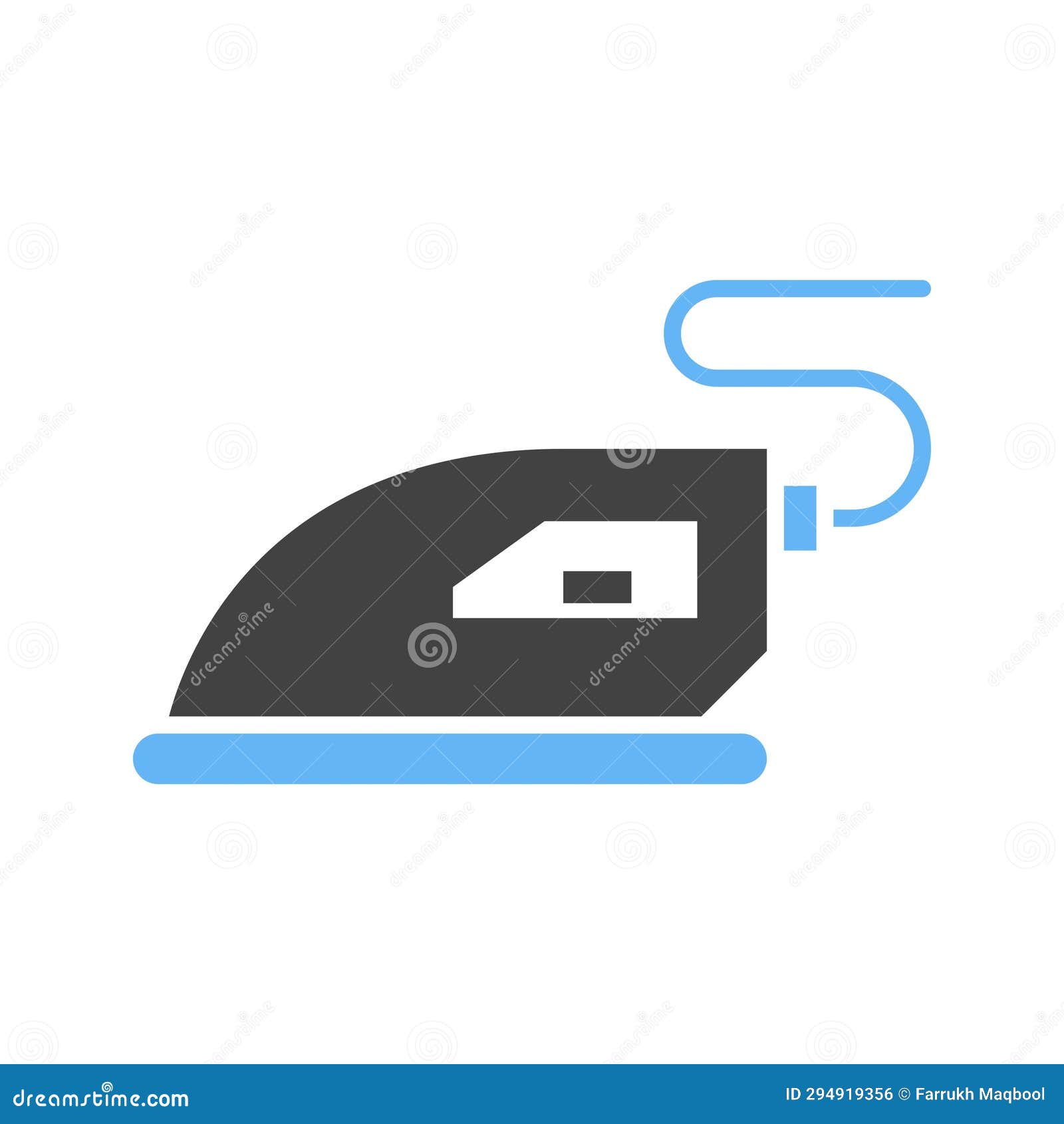 Steam Iron Icon Vector Image. Stock Illustration - Illustration of ...