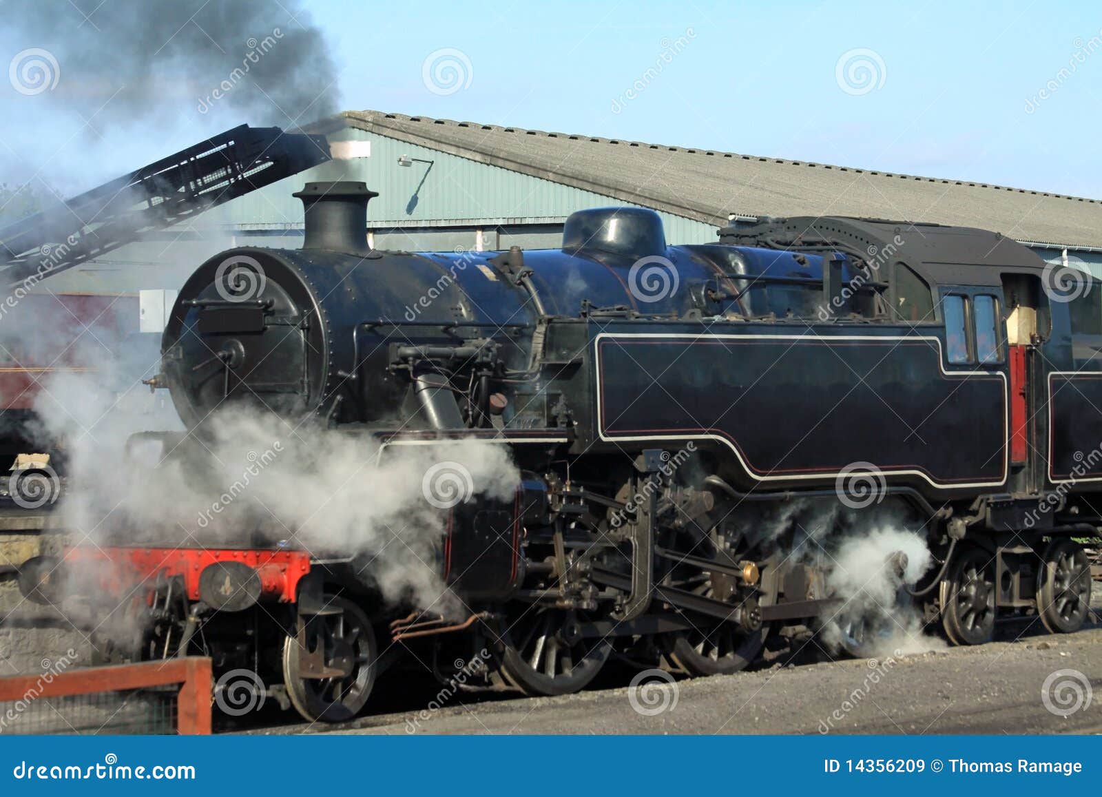 Steam loco stock image. Image of loco, steamloco, industrial - 14356209