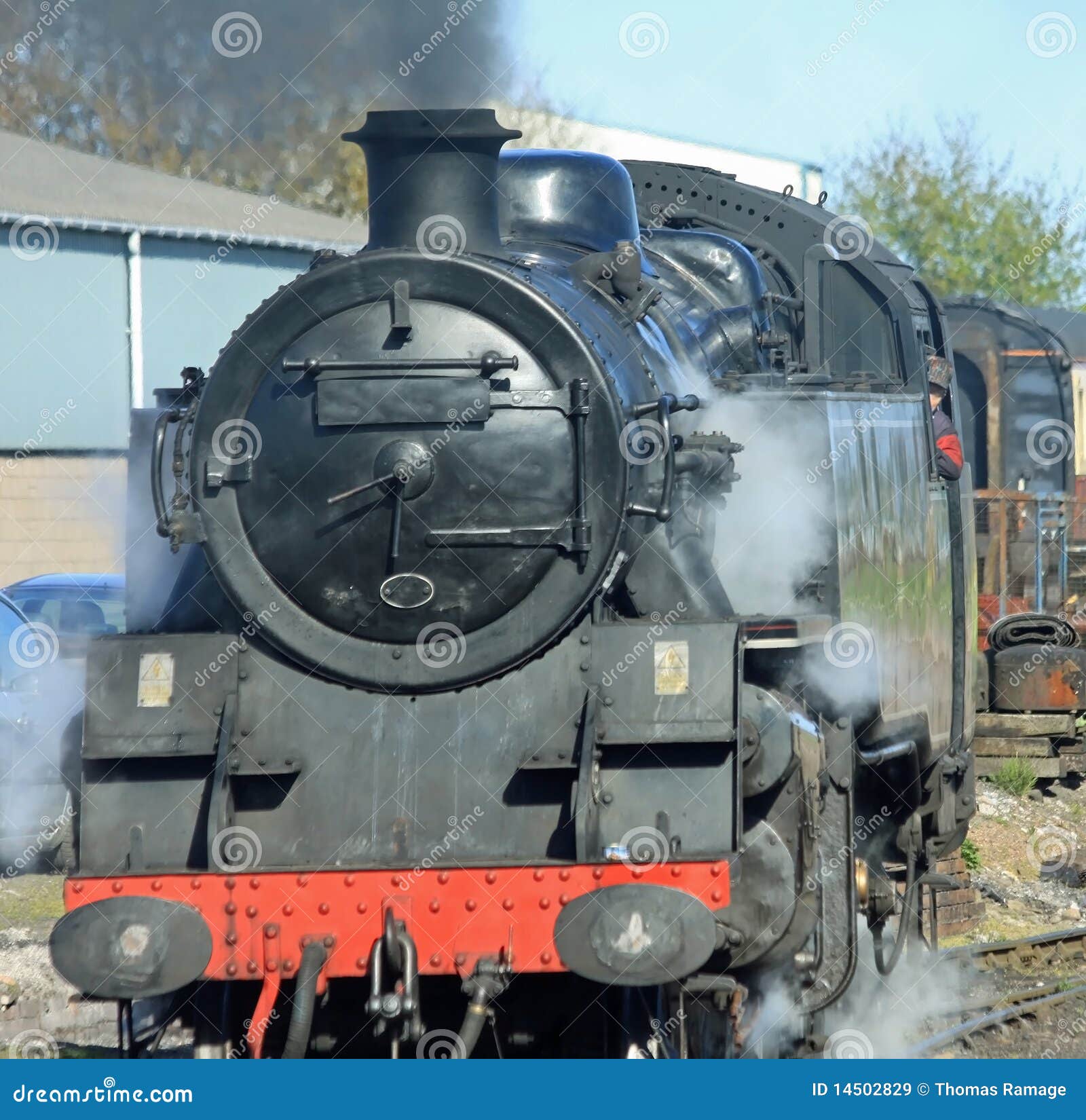 Steam loco stock image. Image of industrial, train, steam - 14502829