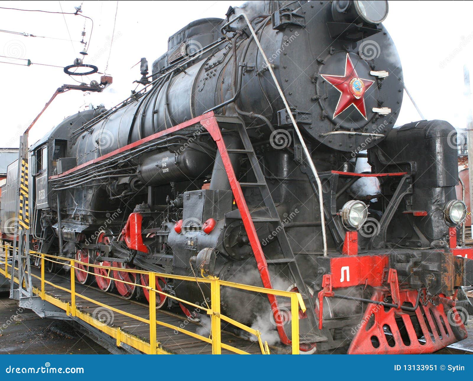 Steam locomotive stock image. Image of strong, locomotive - 13133951