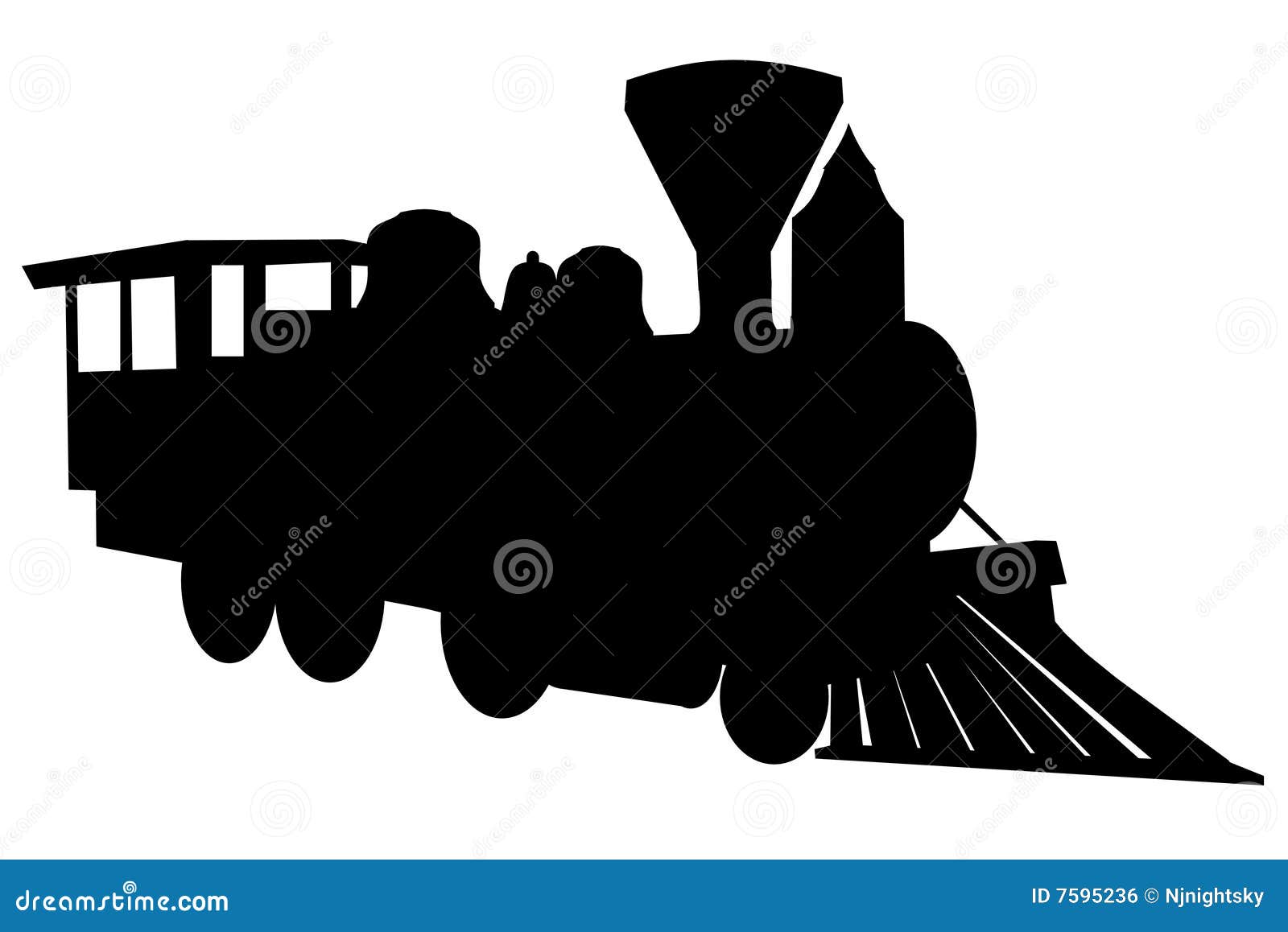 Steam Locomotive And Carriage Frame, Border. Sketch Hand Drawn Doodle ...