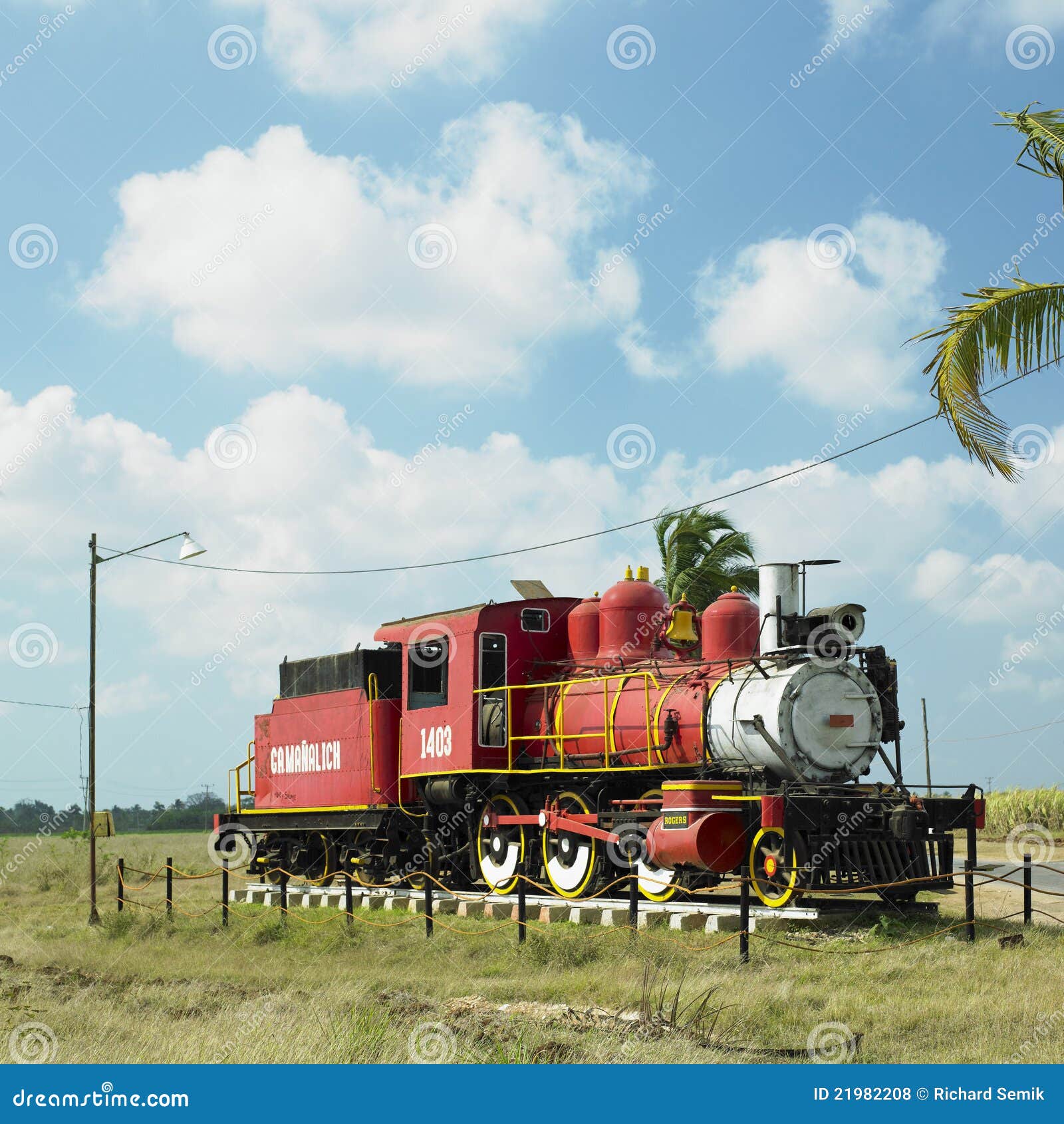 Steam locomotive, Cuba editorial stock photo. Image of america - 21982208