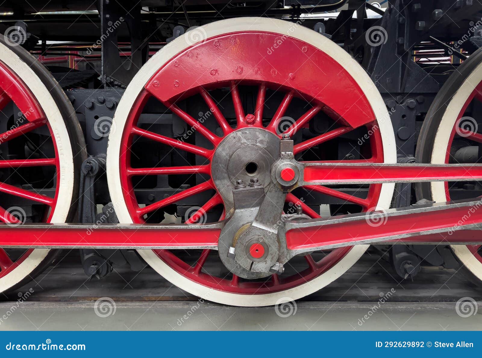 Steam Locomotive Drive Wheels Stock Photo - Image of steam, locomotive ...