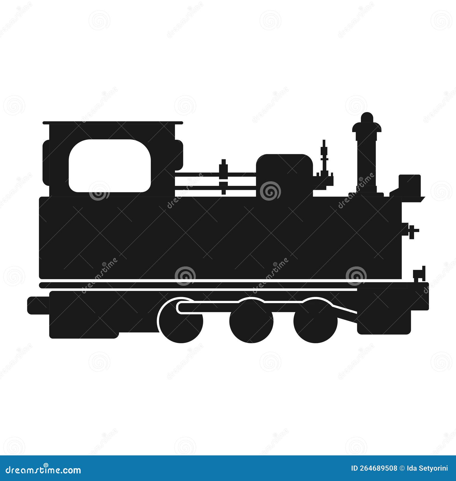 Steam locomotive icon stock illustration. Illustration of vehicle ...