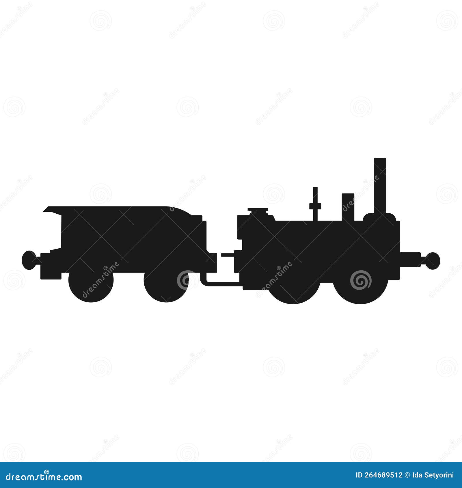Steam locomotive icon stock illustration. Illustration of vintage ...