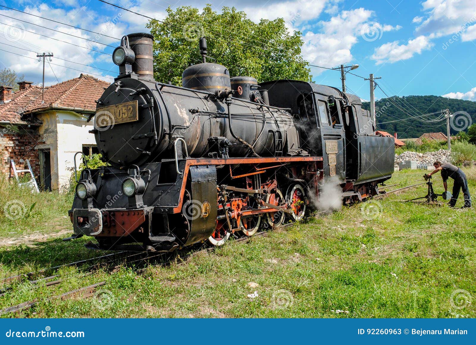 Steam locomotive editorial stock photo. Image of rail - 92260963