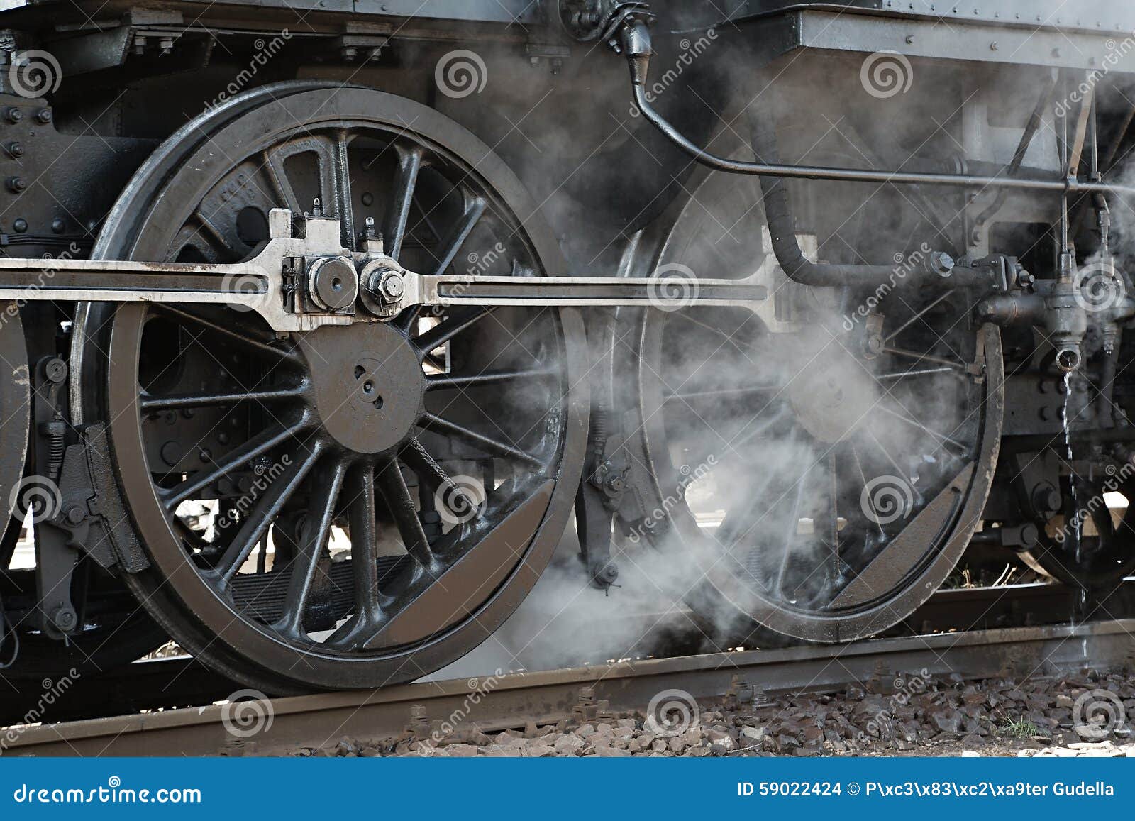 Steam Locomotive stock photo. Image of machine, classic - 59022424