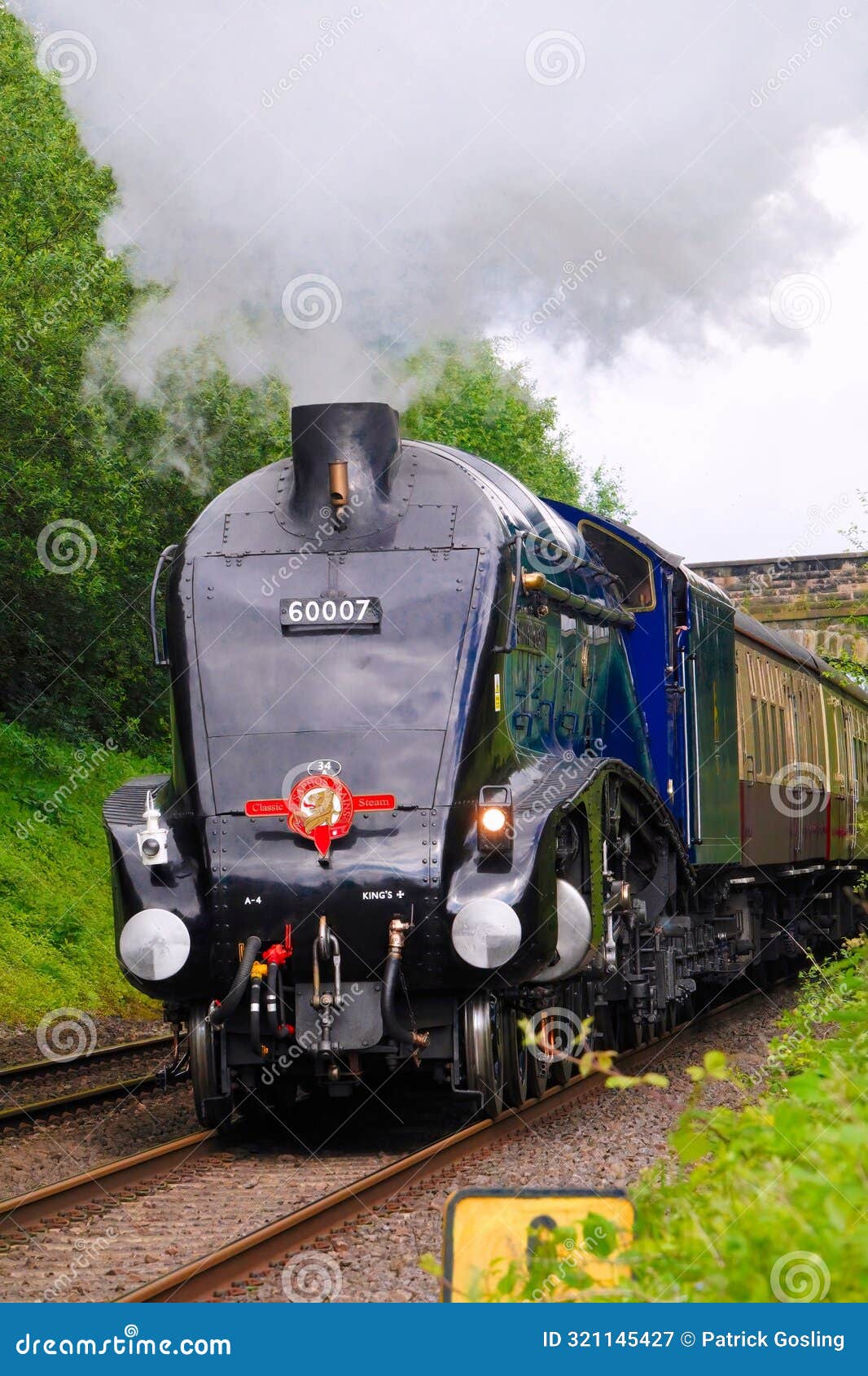 Sir Nigel Gresley Steam Locomotive. Editorial Photo | CartoonDealer.com ...