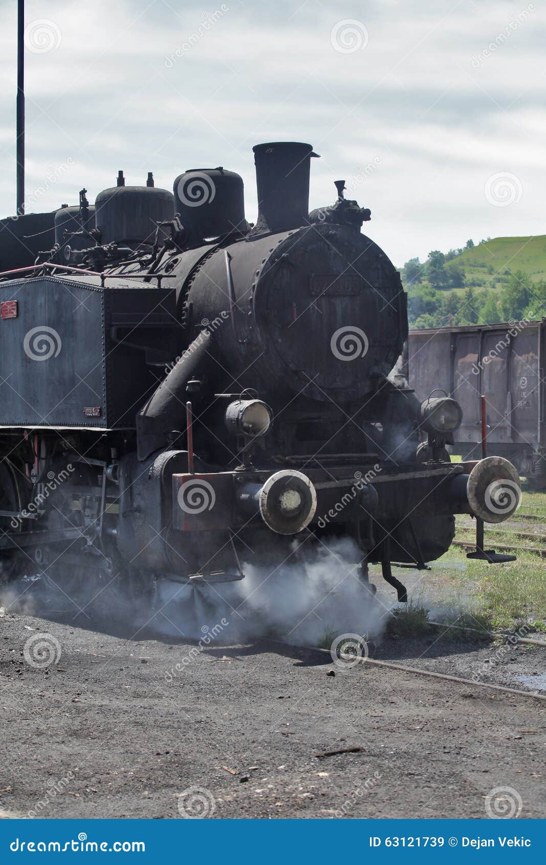Steam Locomotive stock image. Image of trip, rail, track - 63121739