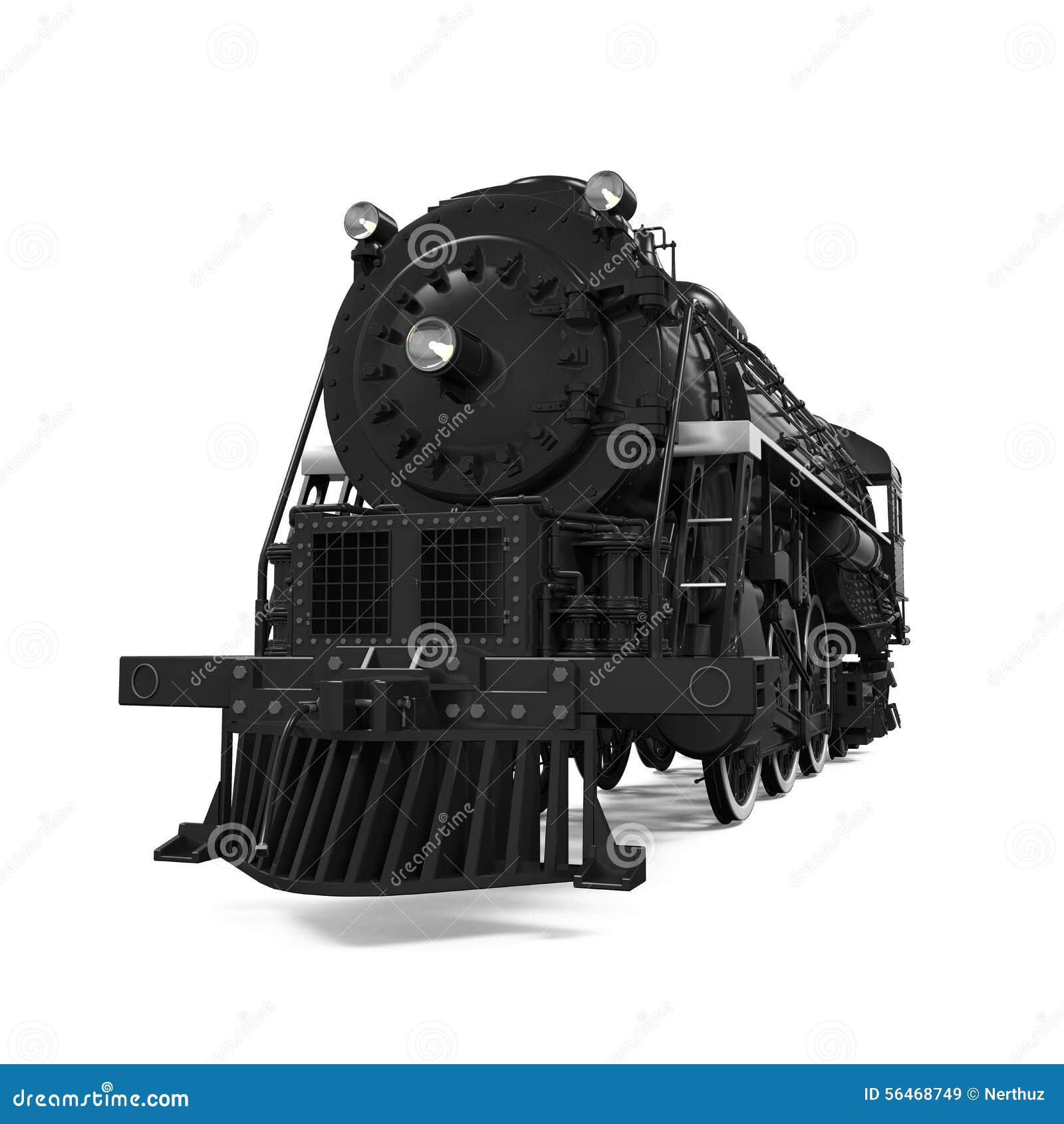Steam Locomotive Train stock illustration. Illustration of background ...