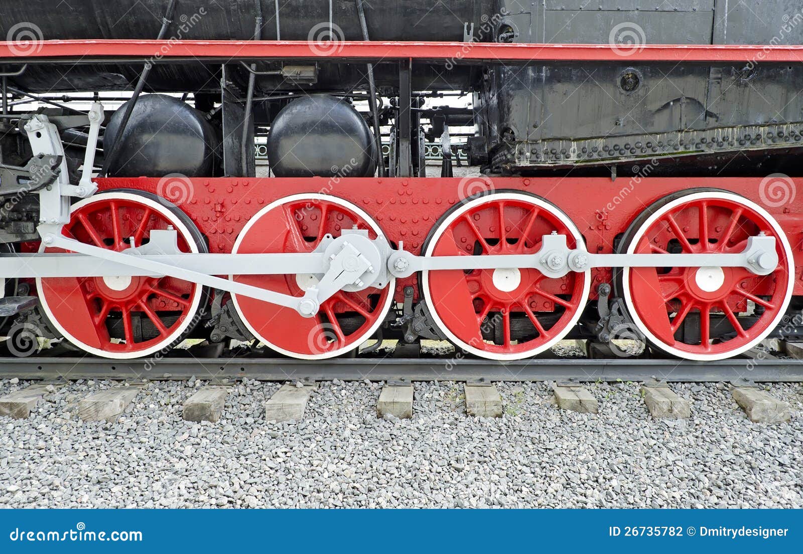 Steam locomotive wheels stock photo. Image of engine - 26735782