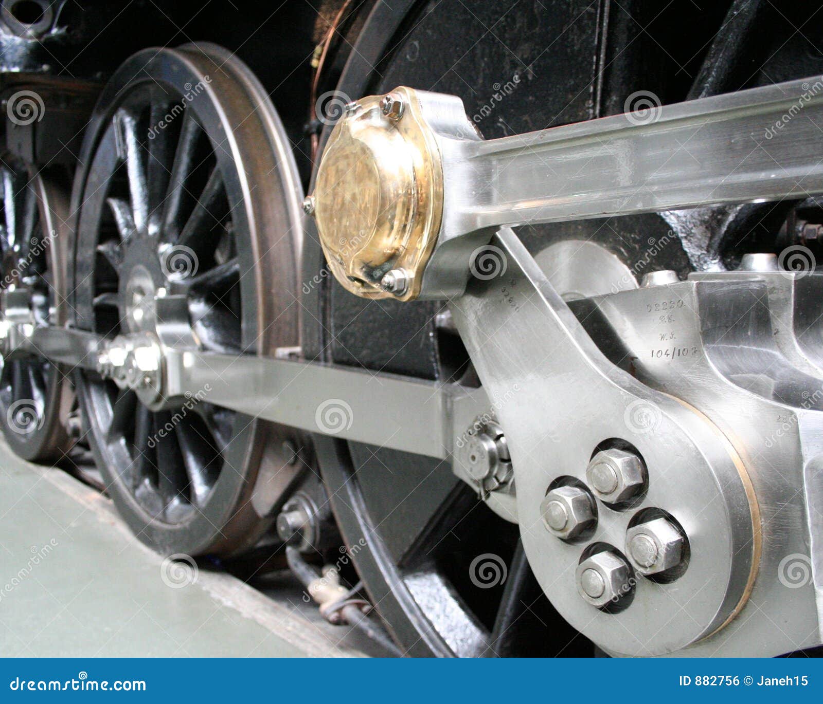 Steam locomotive wheels stock photo. Image of engine, memories - 882756